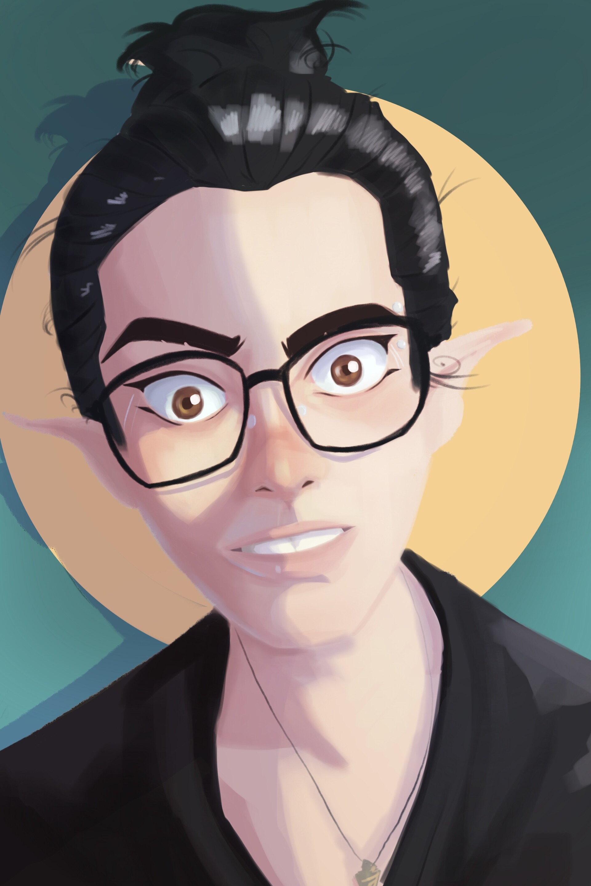 ArtStation - New Years self portrait