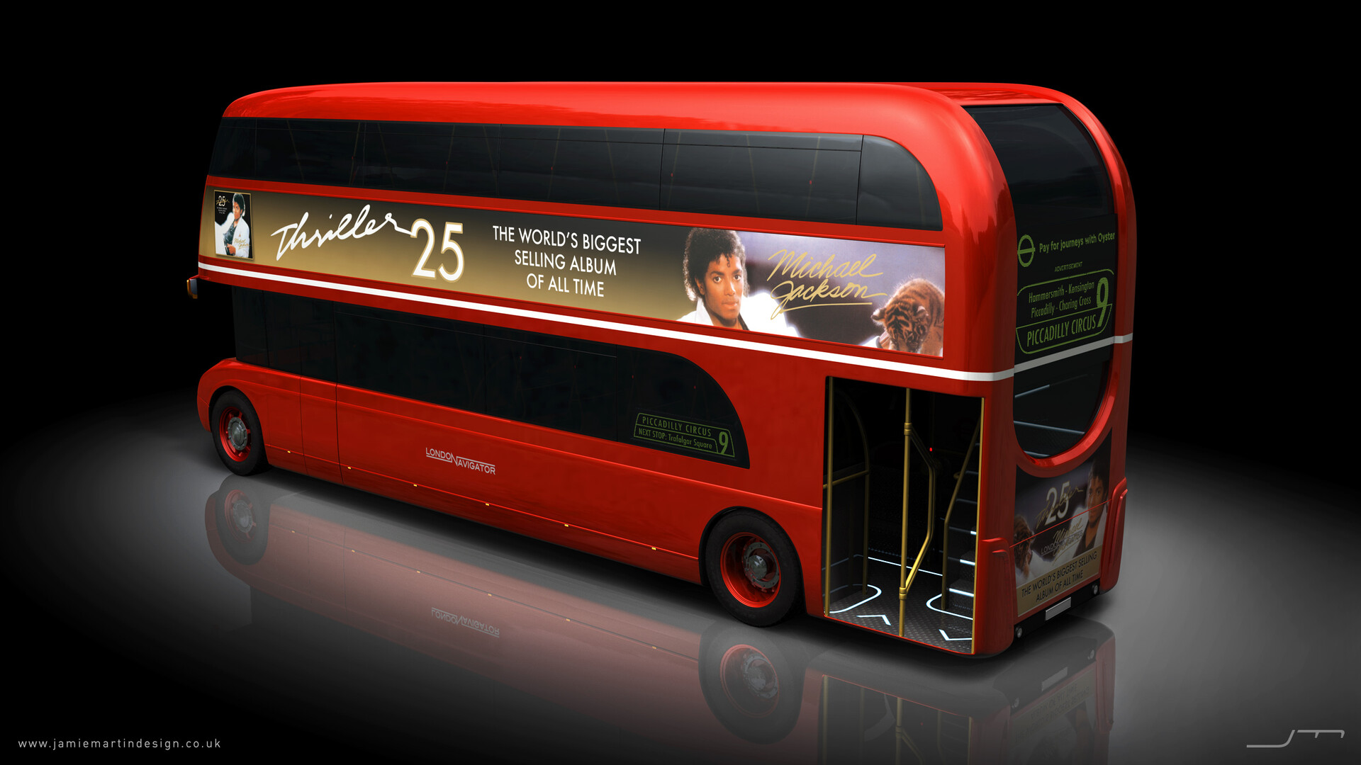 Jamie Martin - 'London Navigator' - bus design (exteriors)