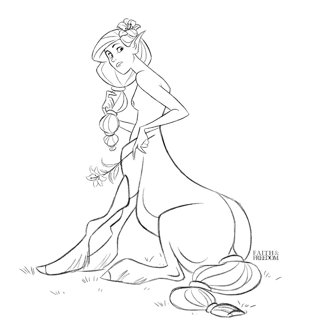 Centaur Coloring Pages