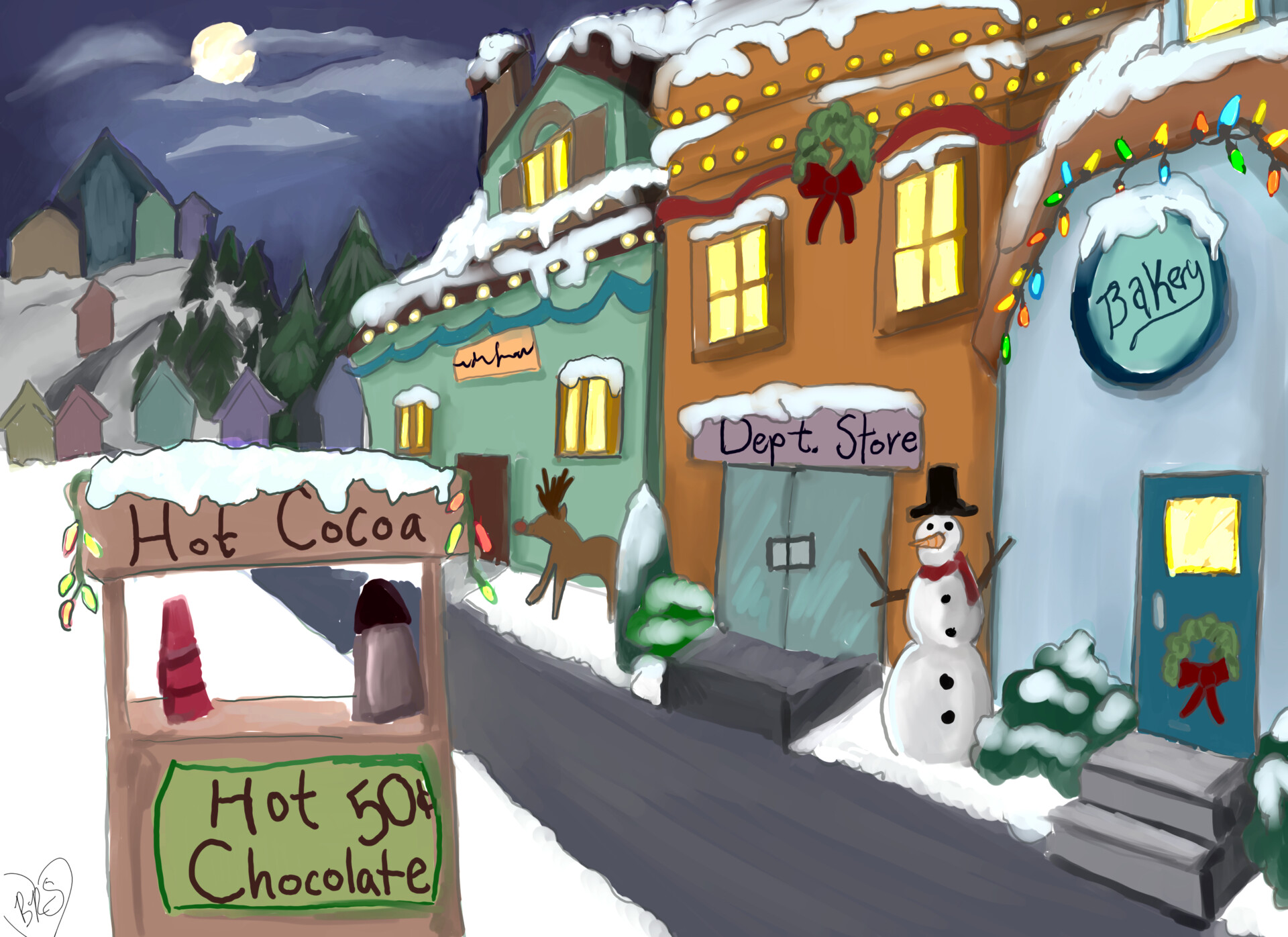 ArtStation - Winter Village