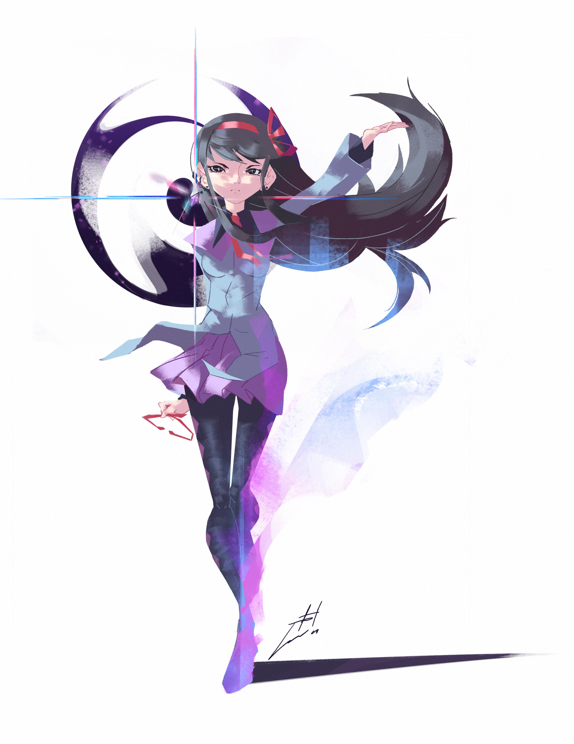 ArtStation - Homura Akemi: Magical girl of despair [Fullbody]