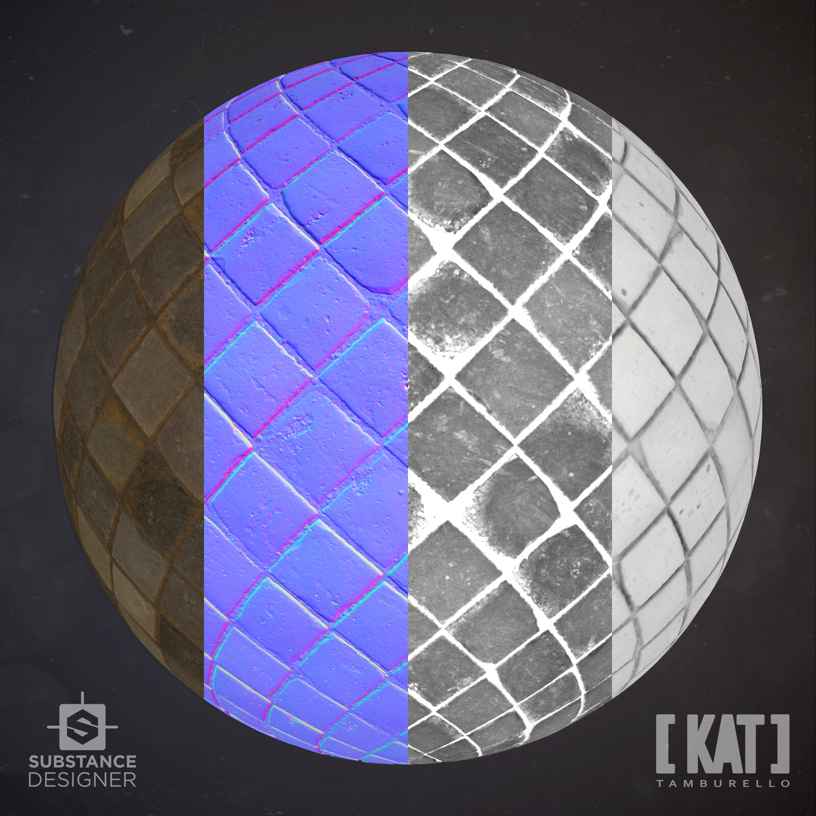 Kat Tamburello Portfolio - Cobblestone Designer Material