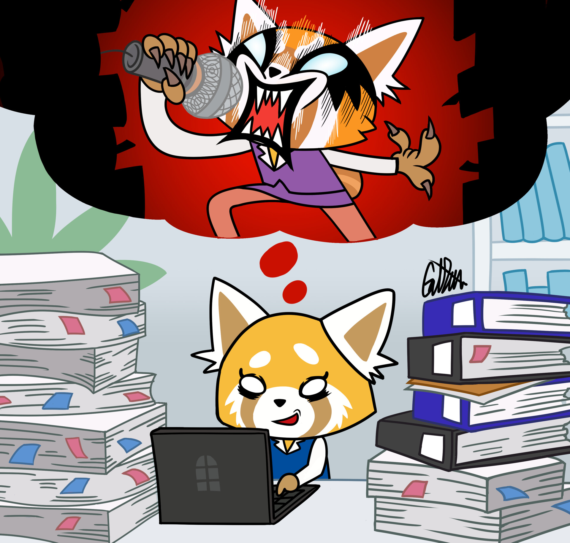 ArtStation - Aggretsuko
