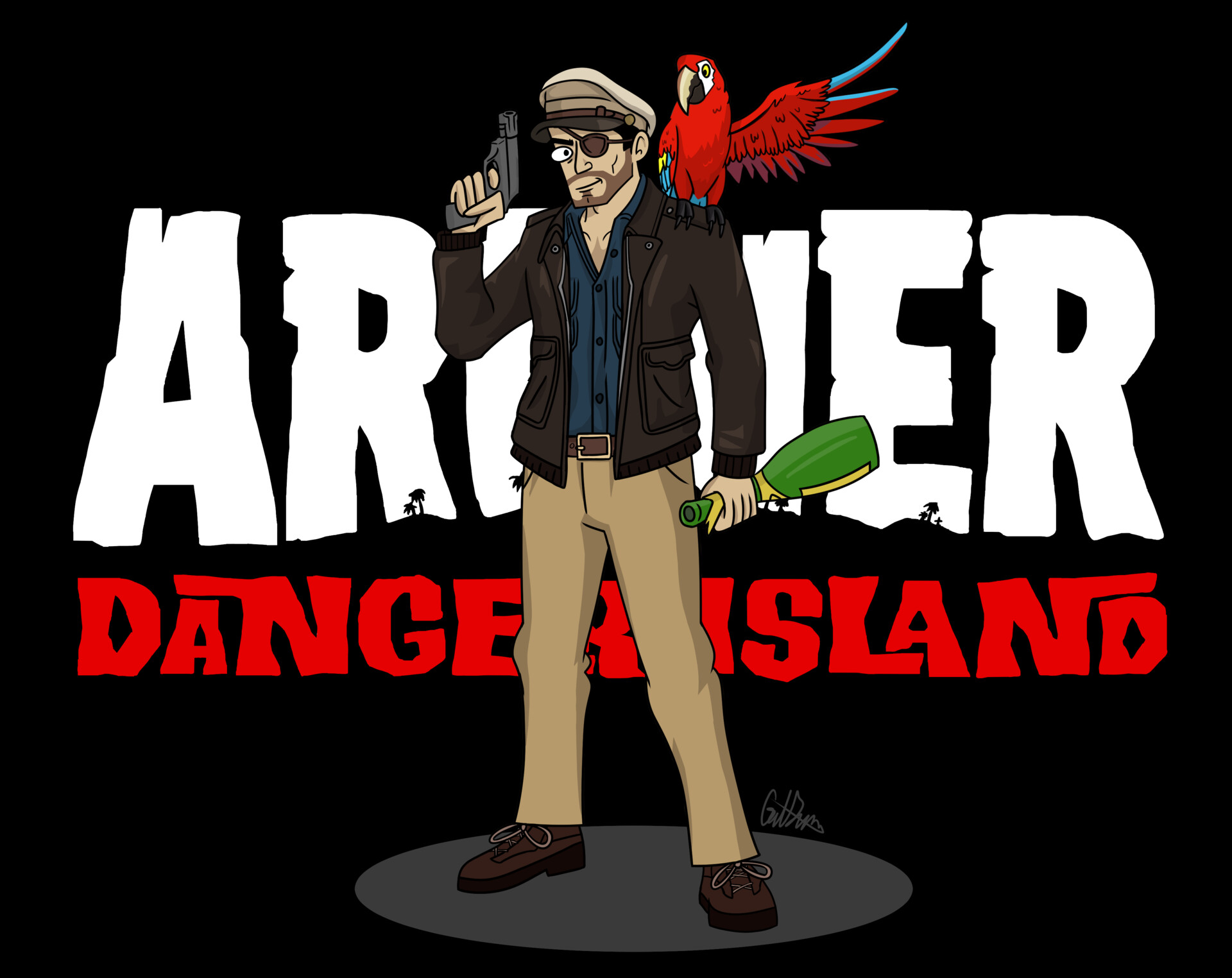 ArtStation - Archer: Danger Island
