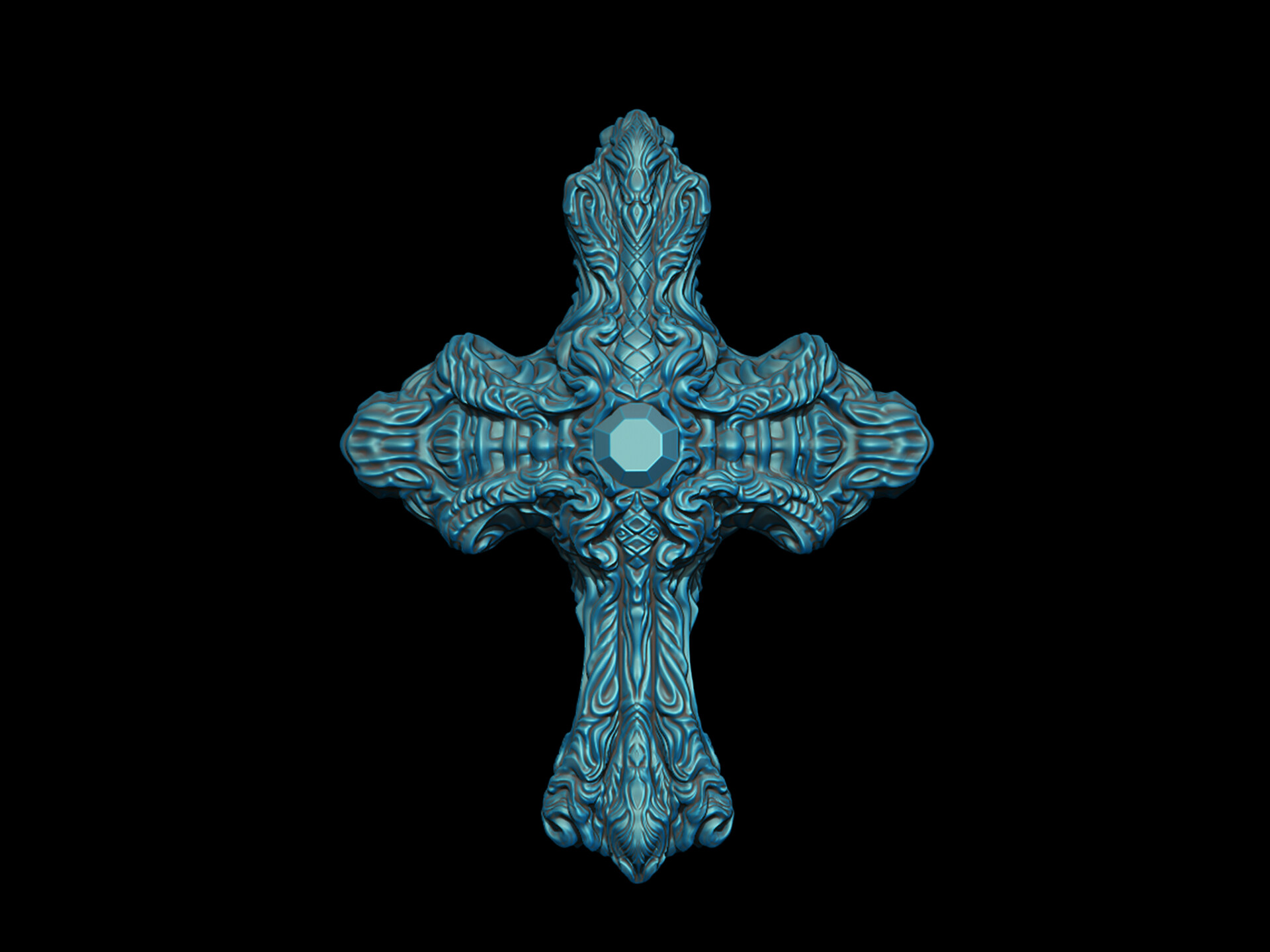 ArtStation - Cross Pendant