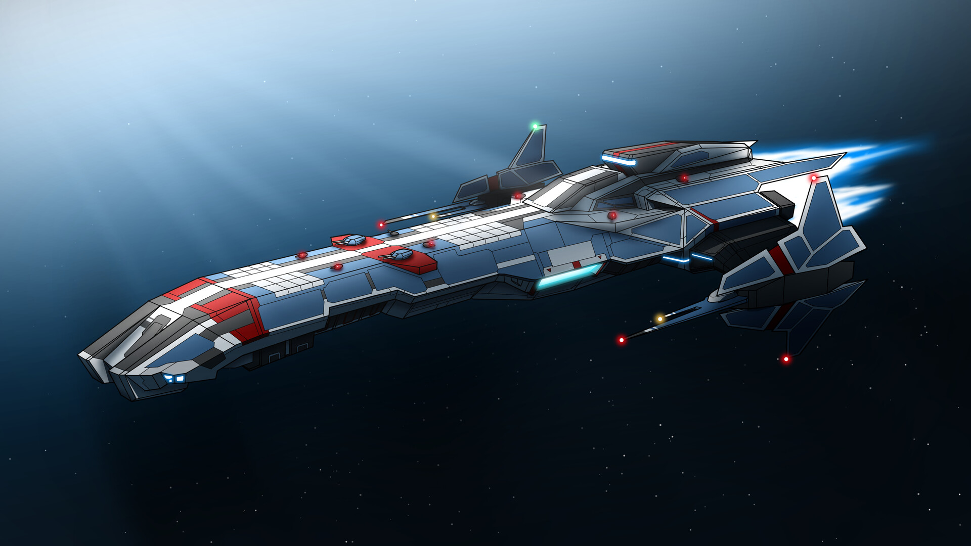 ArtStation - Guardian Class Destroyer