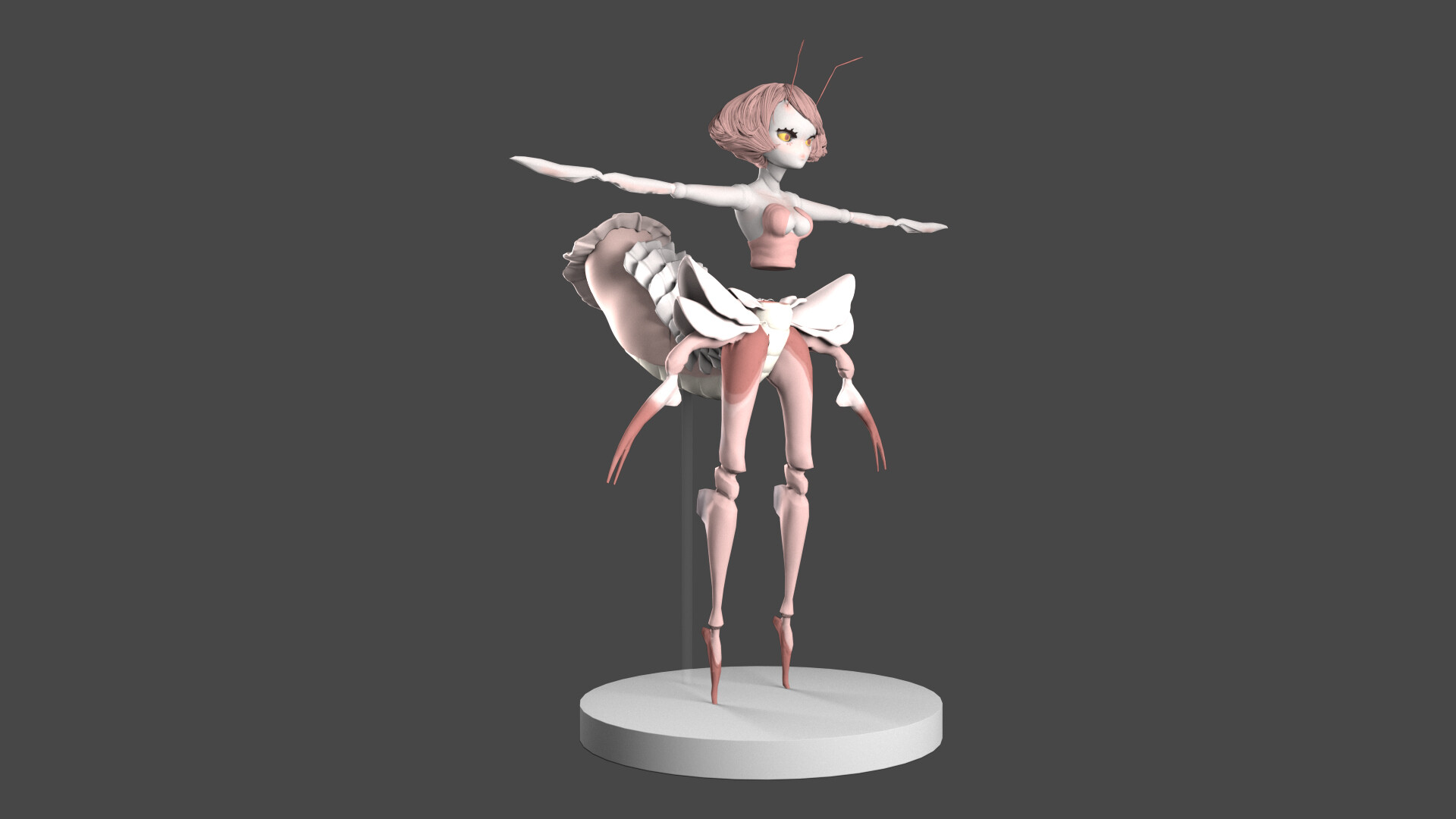 ArtStation - Insect Girl Model
