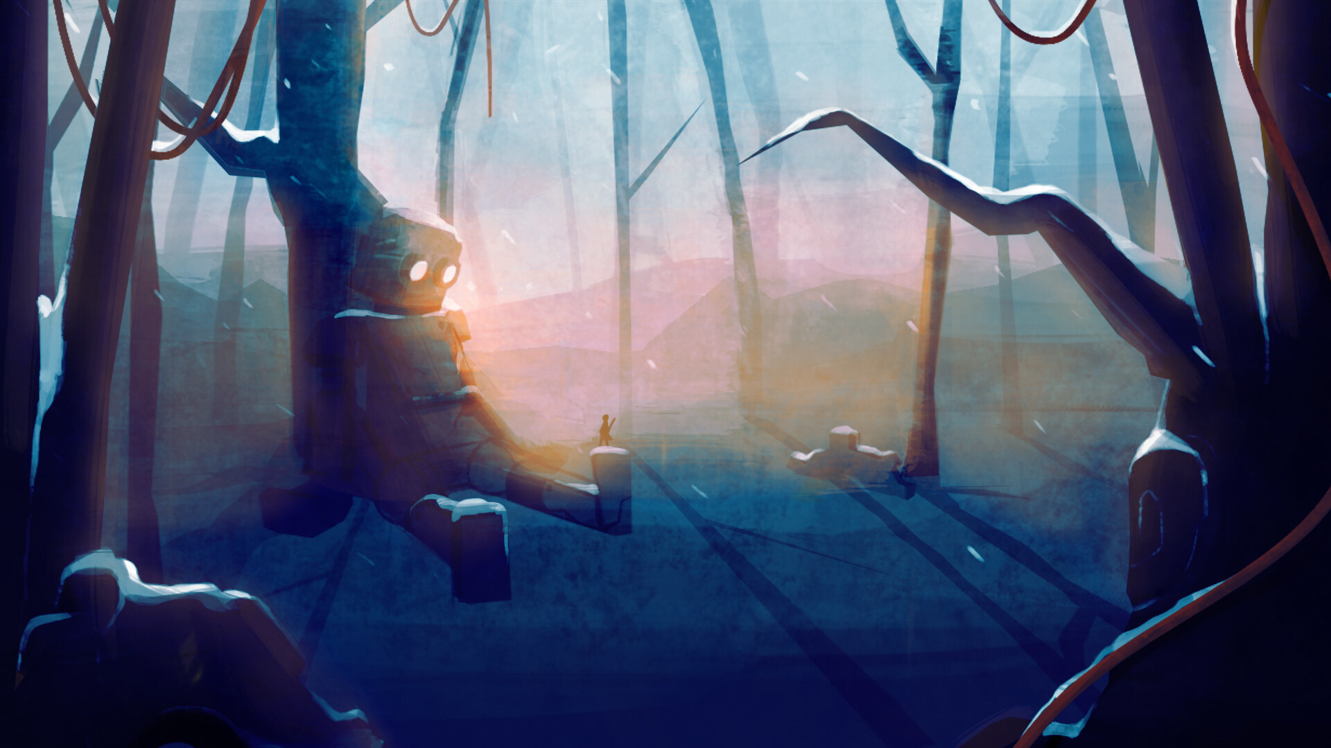 ArtStation - Guardian robot-environment concept art