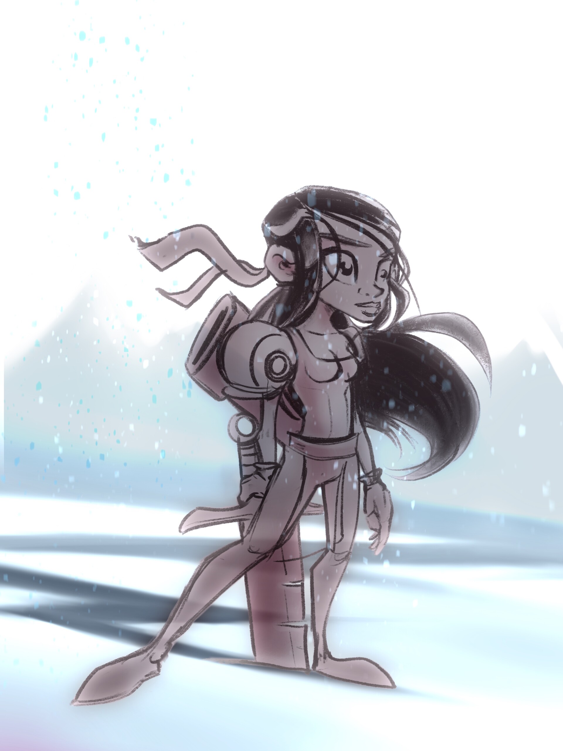 ArtStation - snow sword