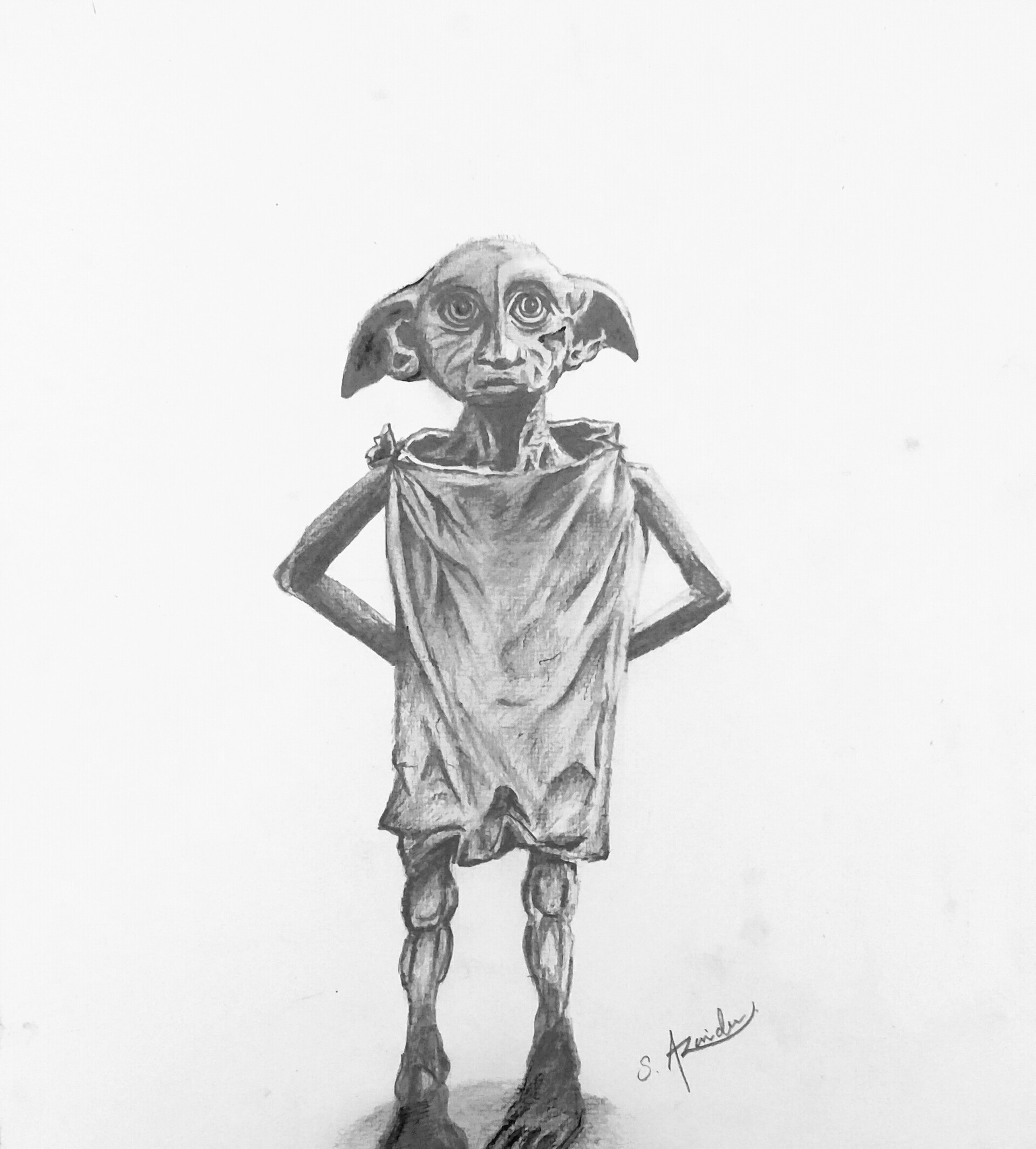 how to draw harry potter with pencil