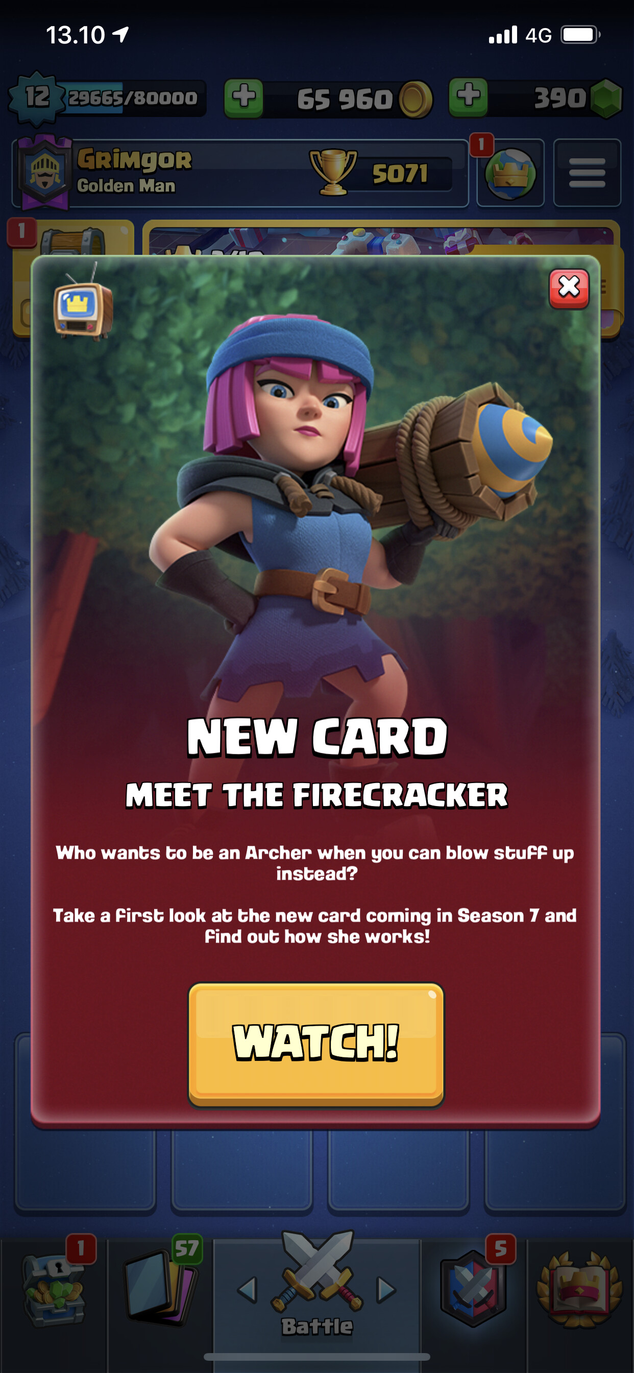 Brice Laville Saint Martin - Firecracker- Clash Royale