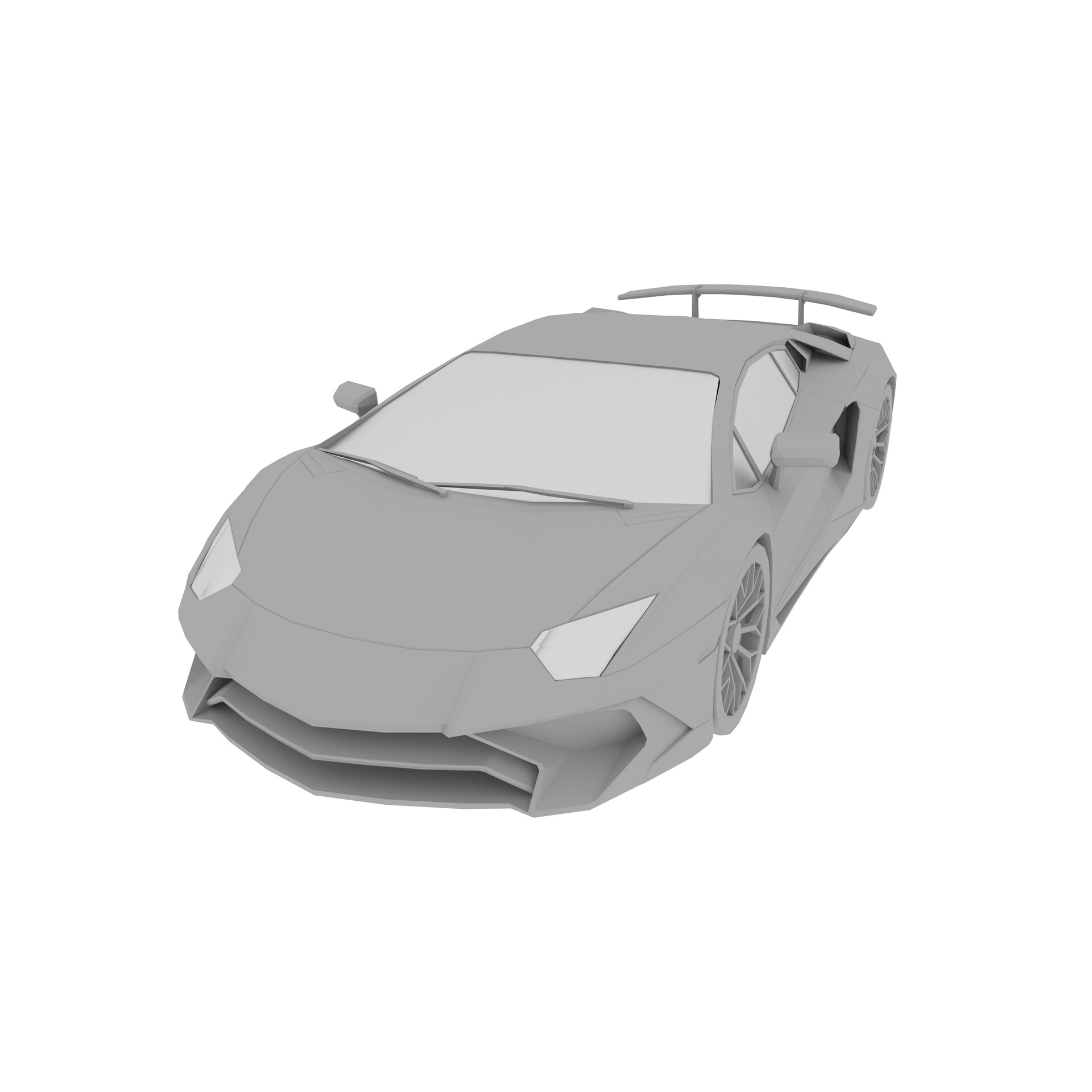 ArtStation - Lamborghini Aventador