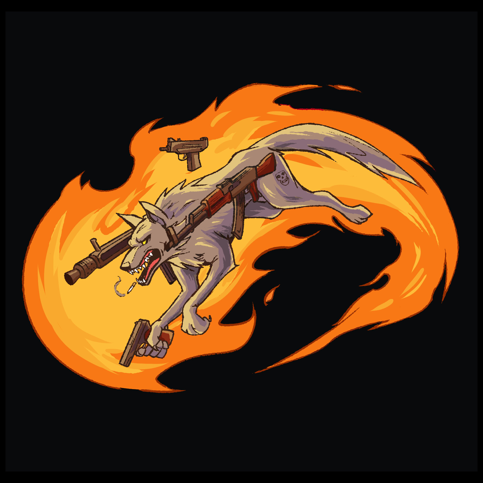 ArtStation - Gunner Wolf