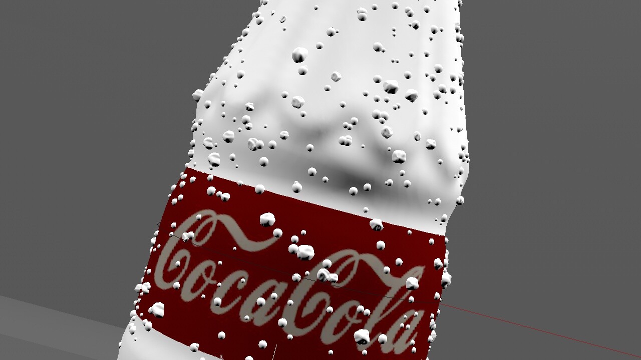 Hend Ahmed - Coca Cola 3D Advertising Poster