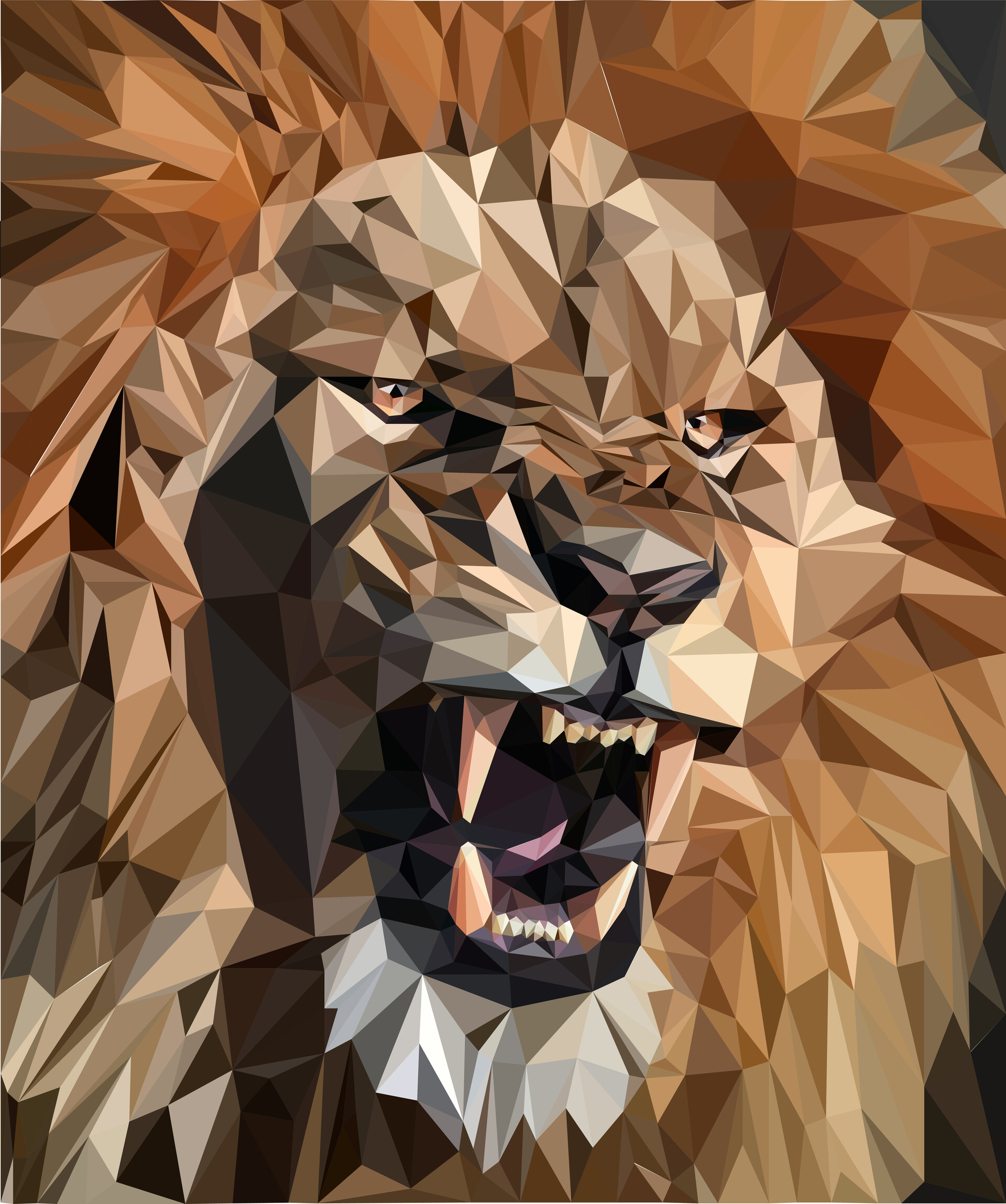 ArtStation - Animals polygonal graphics.