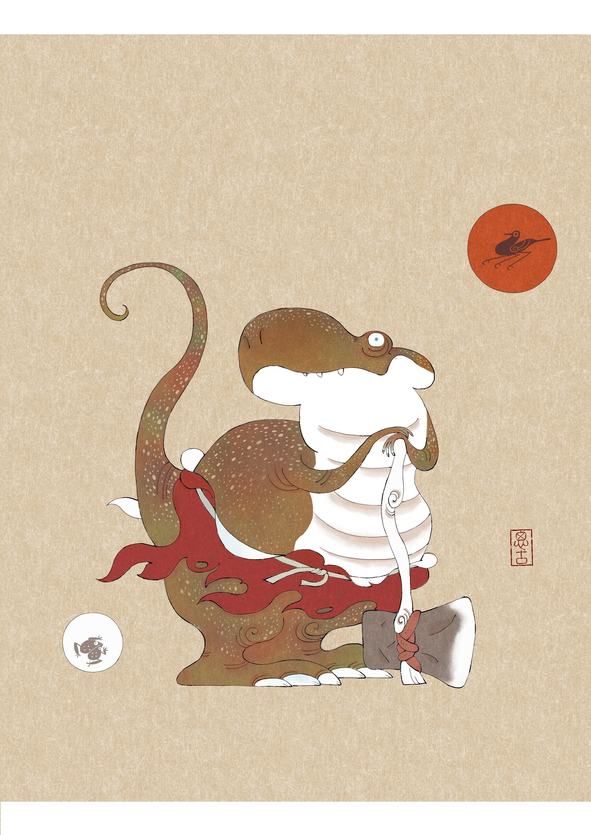 ArtStation - Pan Gu created heaven and earth