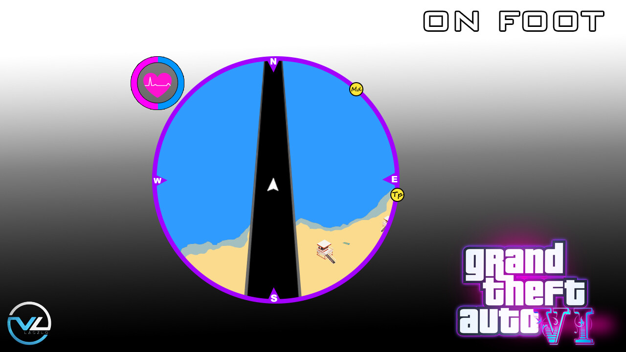 ArtStation - Grand Theft Auto VI Minimap Concept