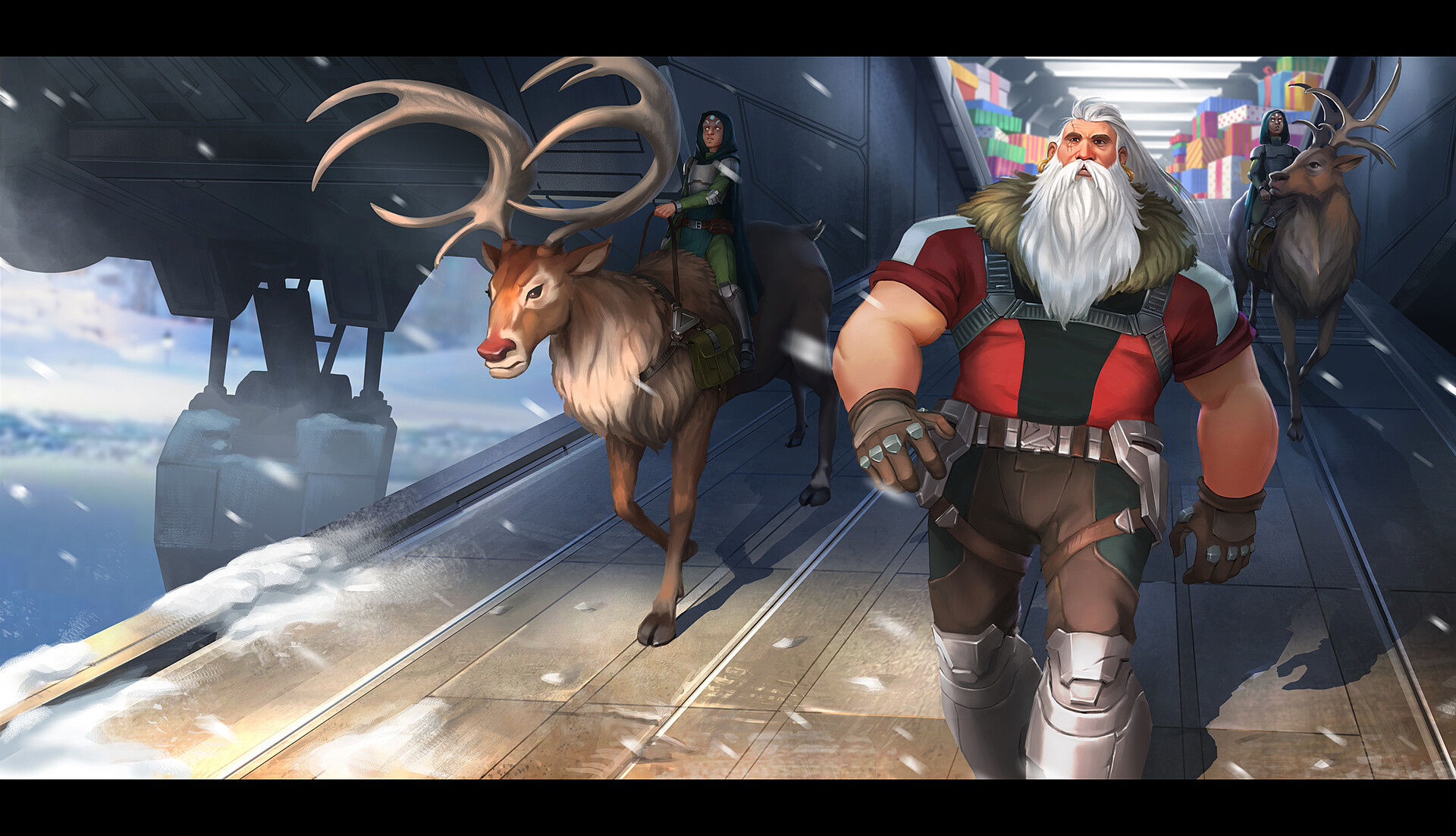 ArtStation - Santa Claus themed Artjam