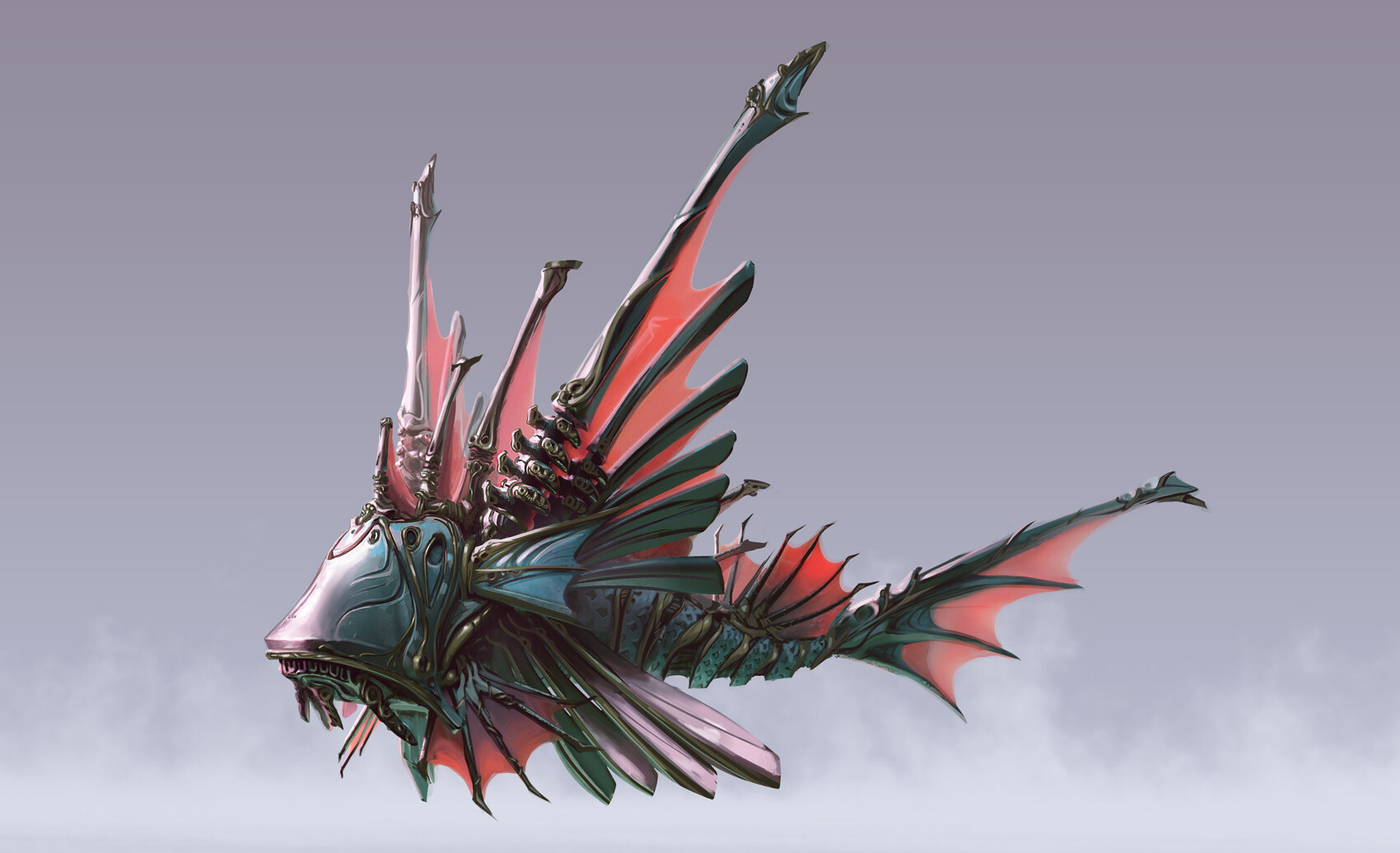 ArtStation - Red lionfish concept