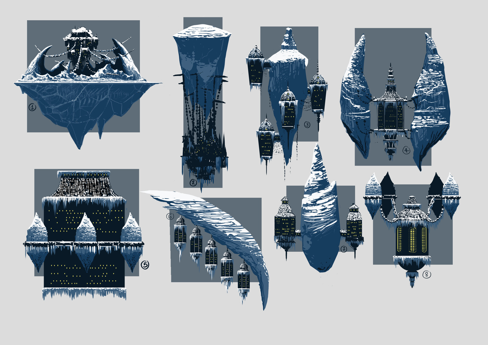 luca zeccoli - Floating Ice Fortress
