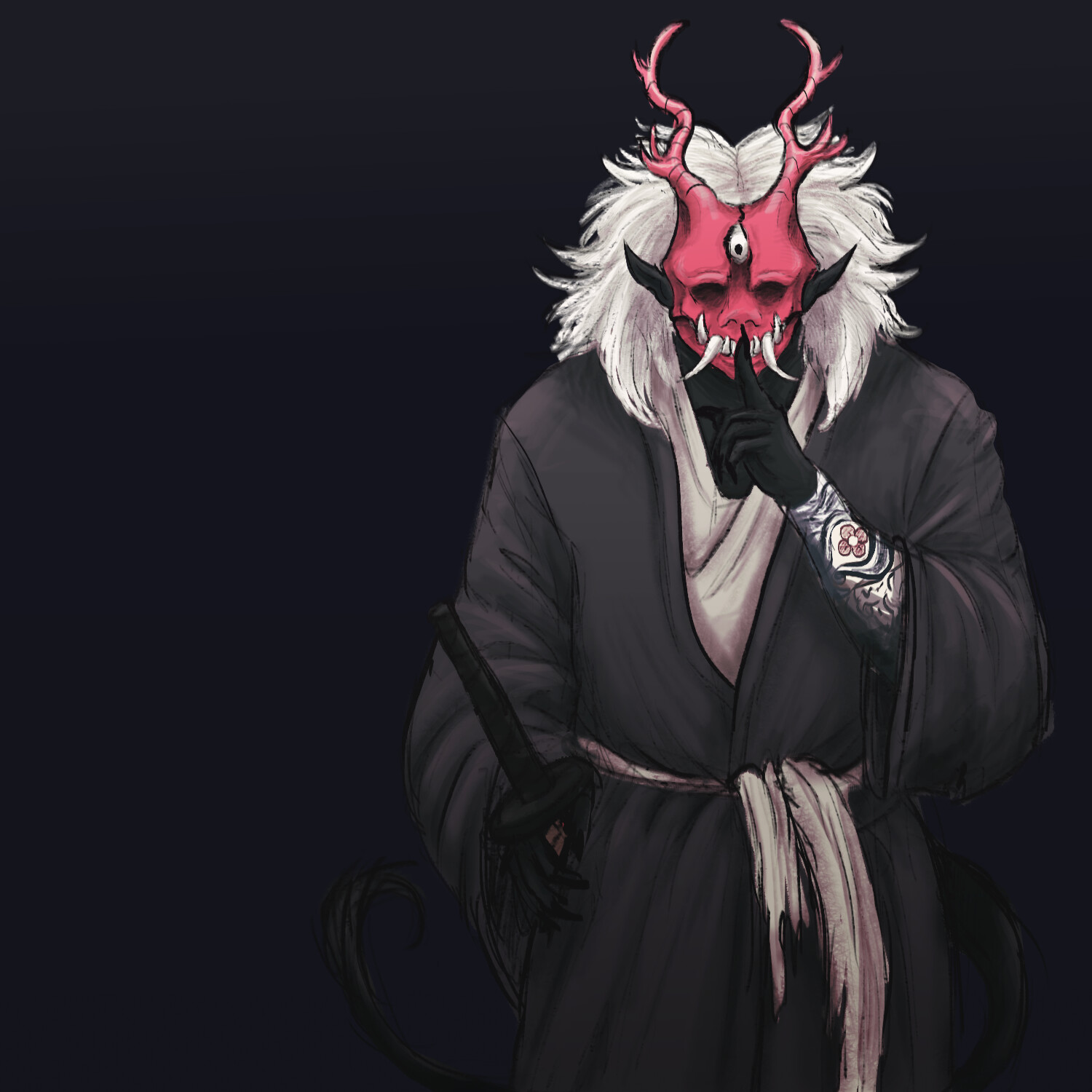 ArtStation - Masked Giant- Oni