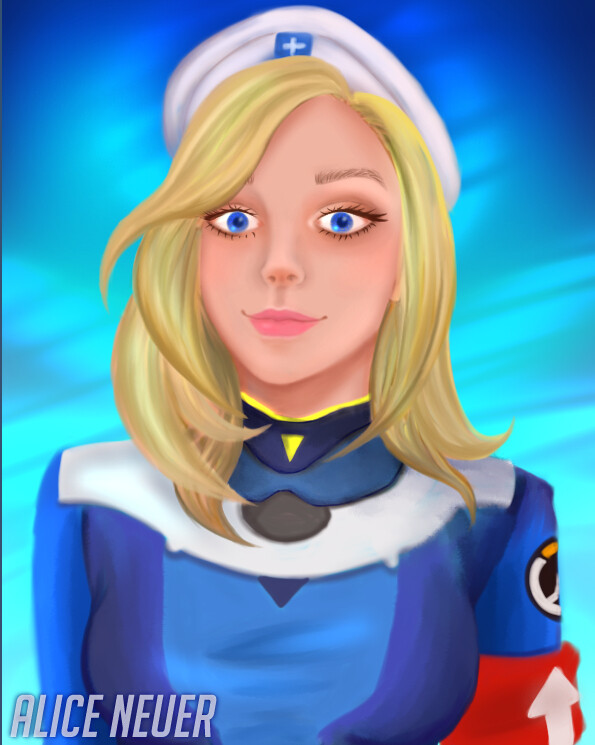 ArtStation - Mercy Portrait