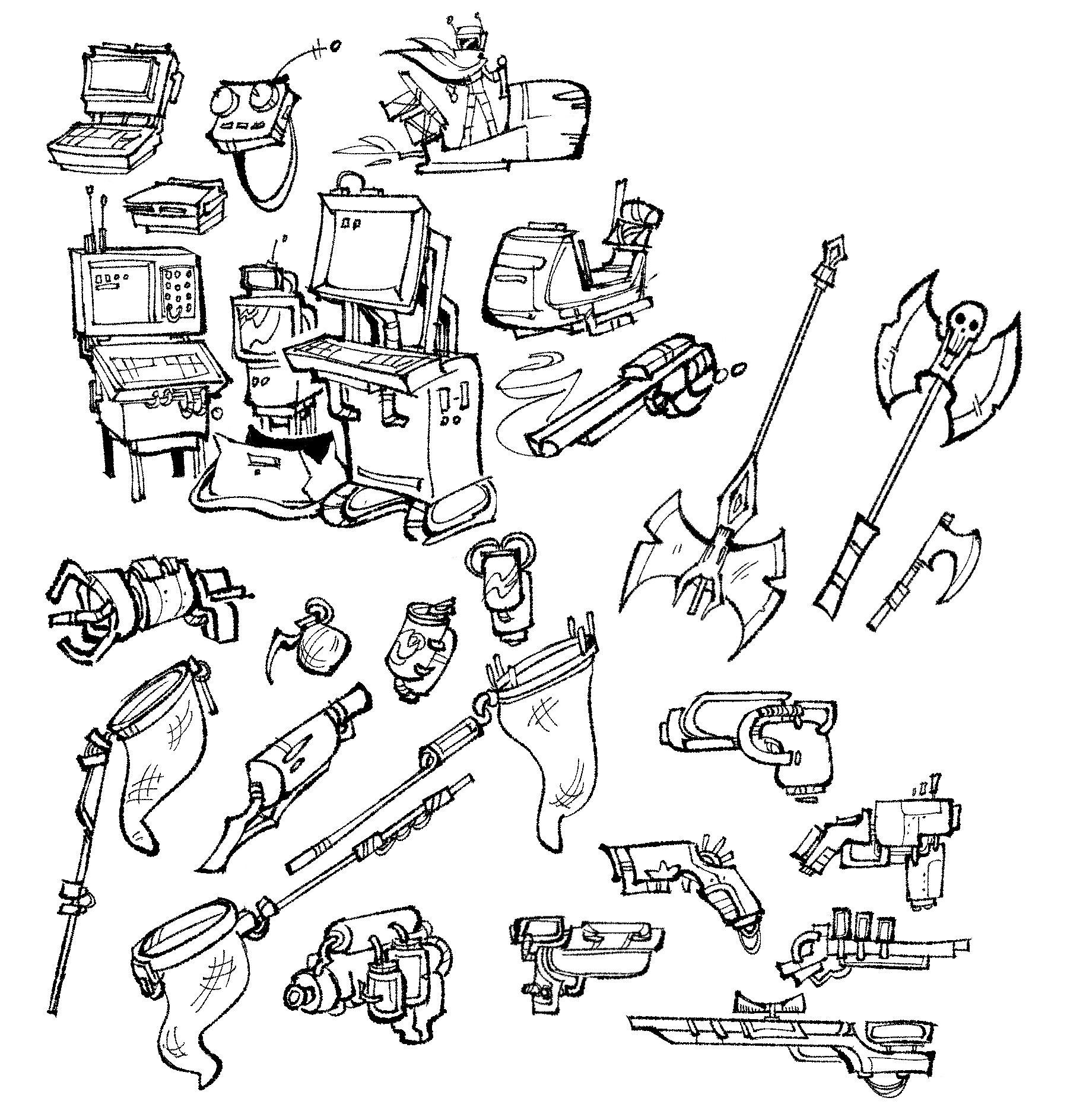 Mimi D.S - Various Prop Art work