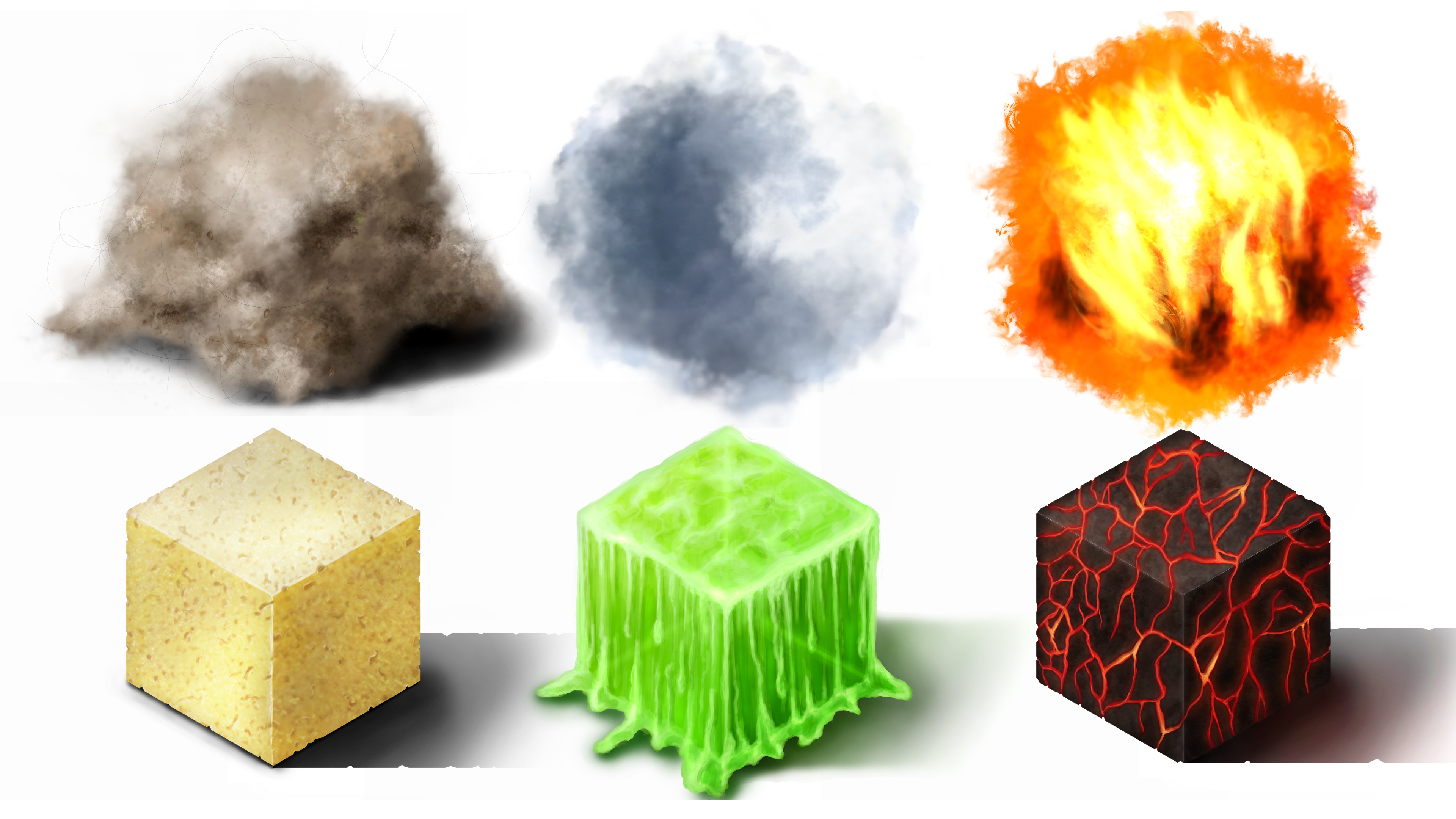 Nathanael Gulbranson - Material Cube Studies