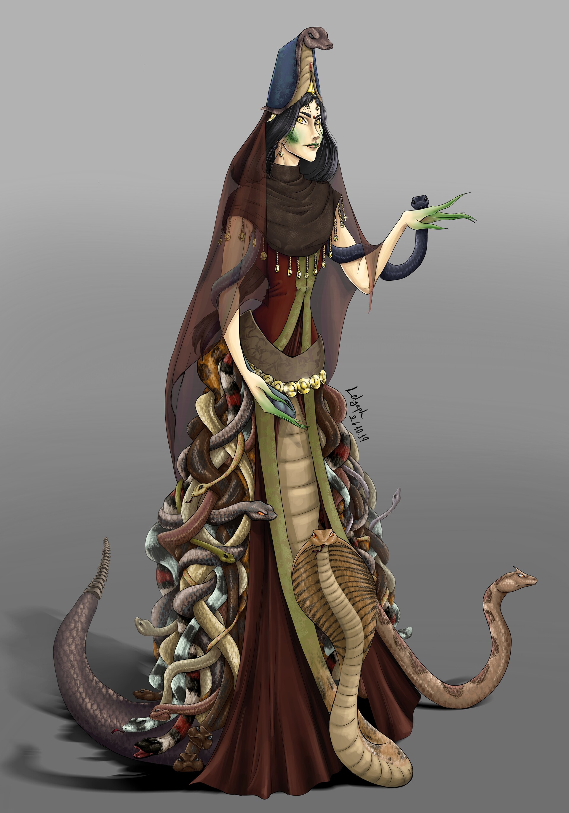 ArtStation - Şahmeran / Shahmeran