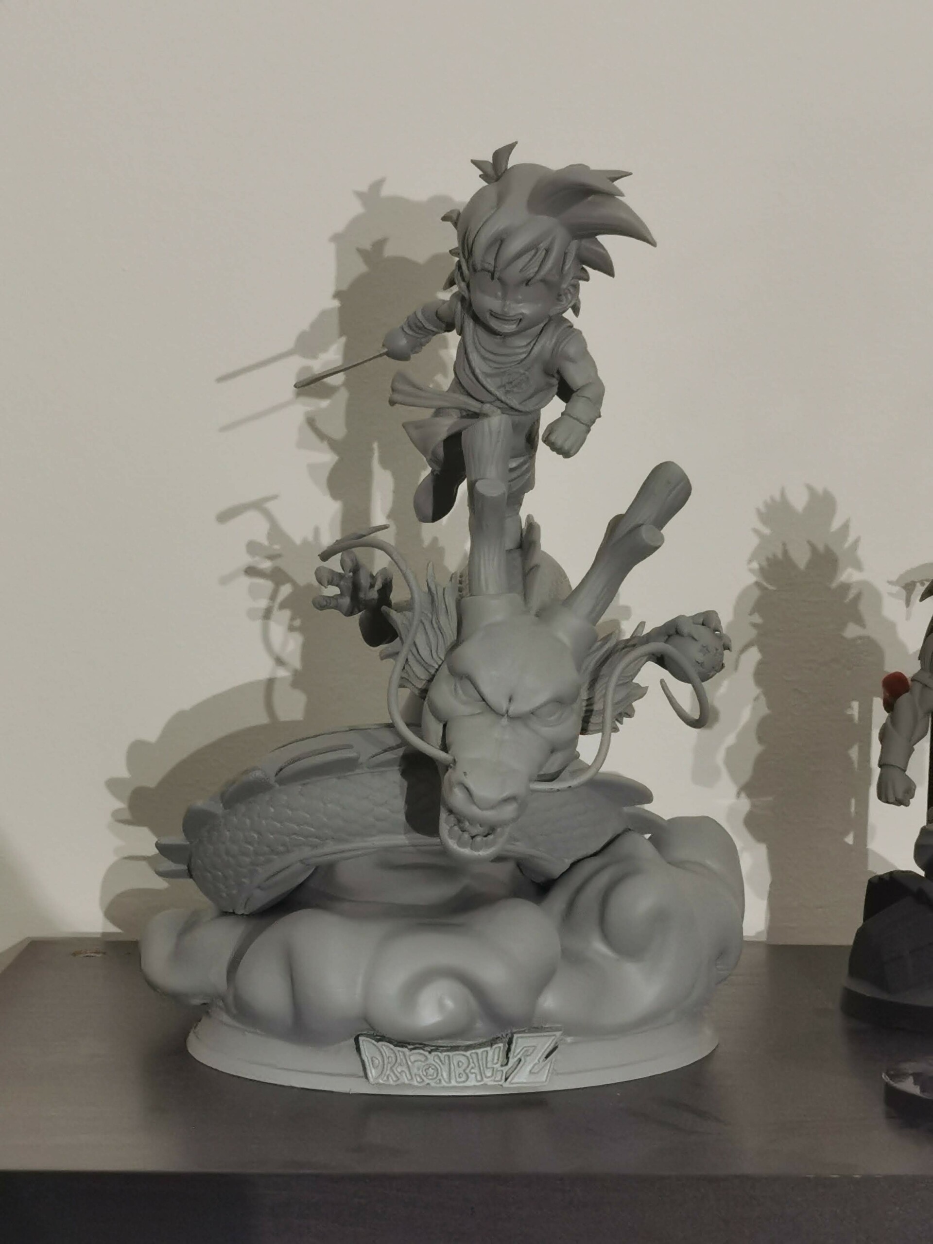 Riccardo Aversa - Gohan & Shenron from Dragonball Z fan art resin kit