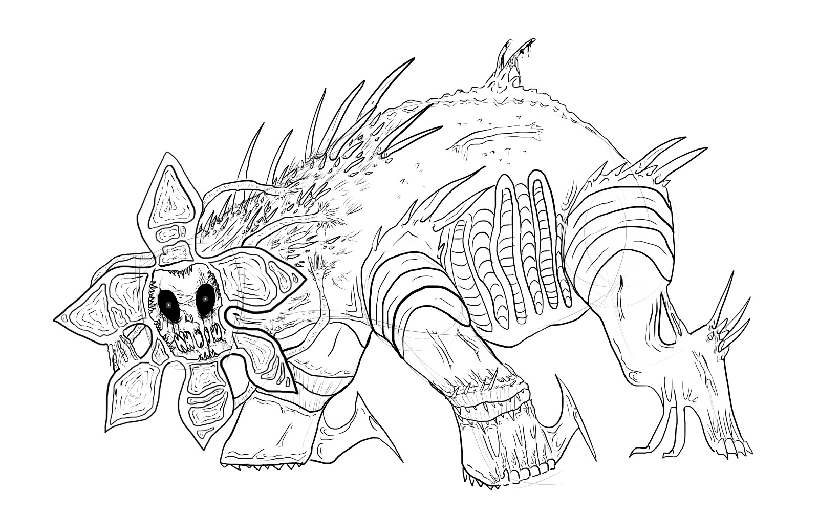 divine beast coloring pages