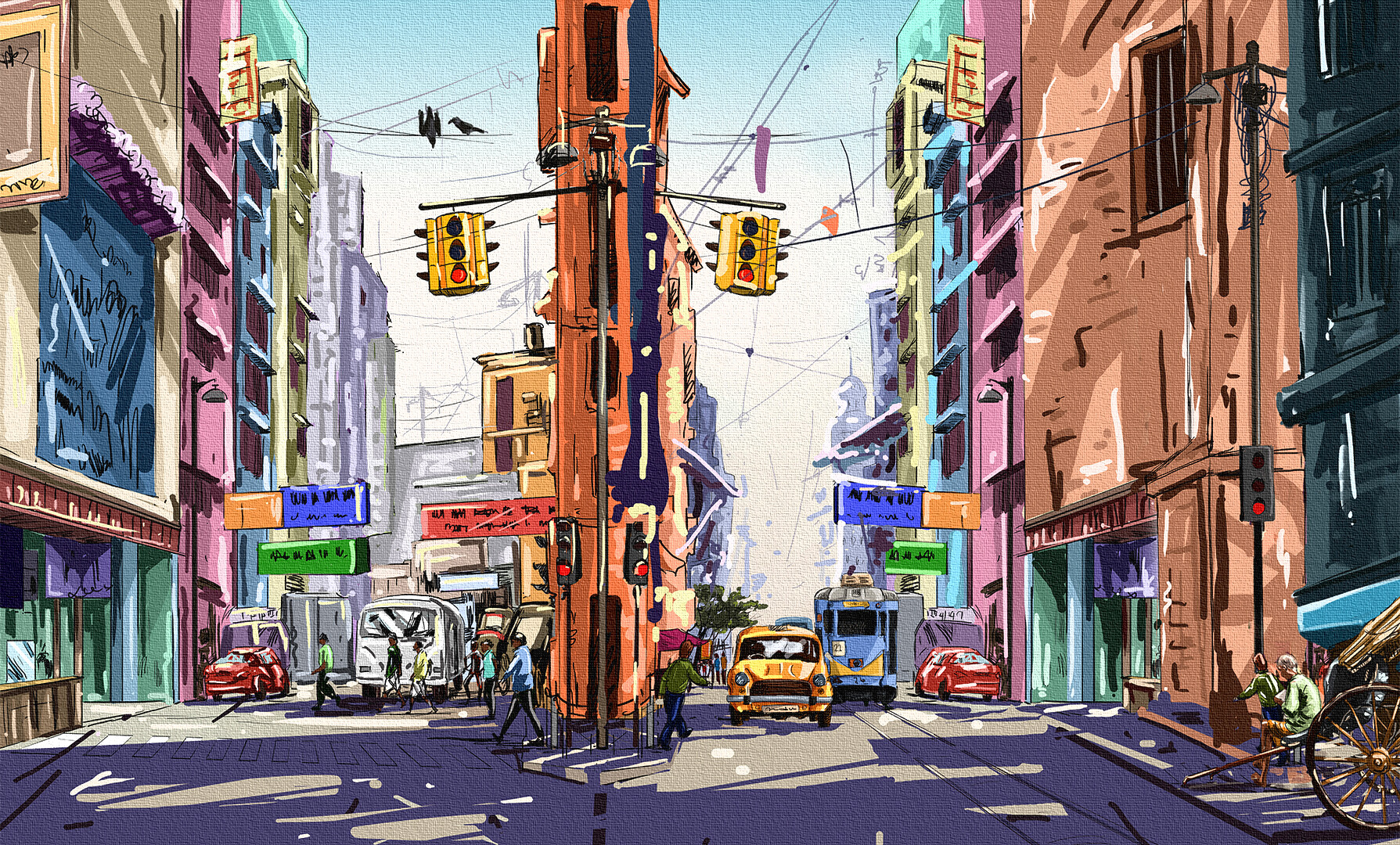 ArtStation - City scape