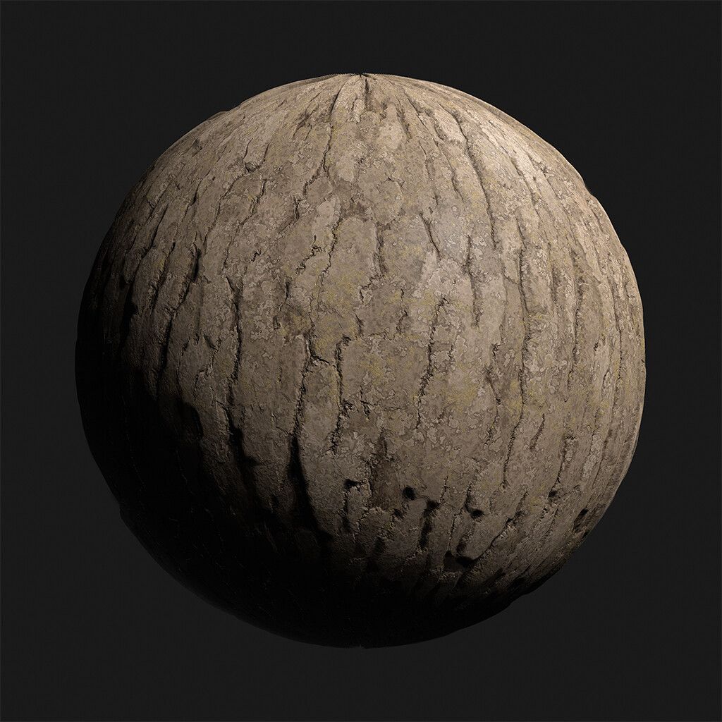 ArtStation - Tree Bark Chipped