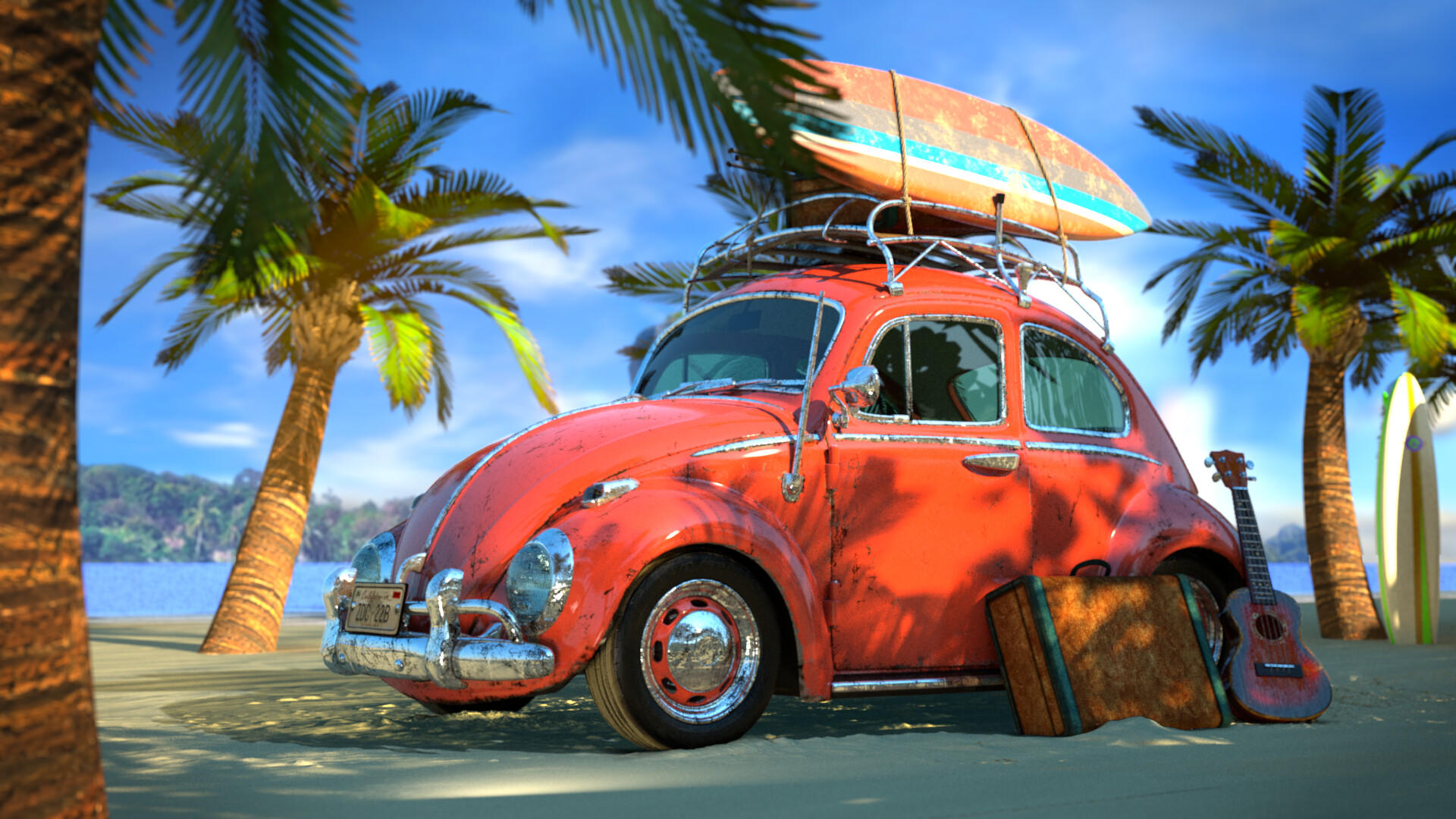 ArtStation - Vray 4 Next Test Scene