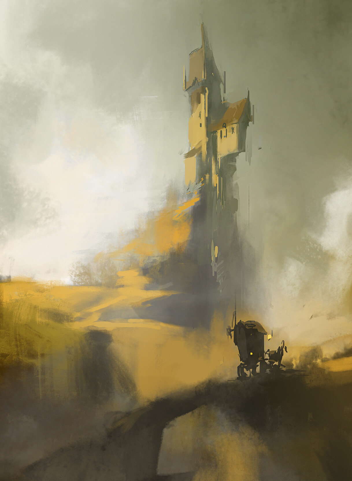 ArtStation - Path to yellow castle