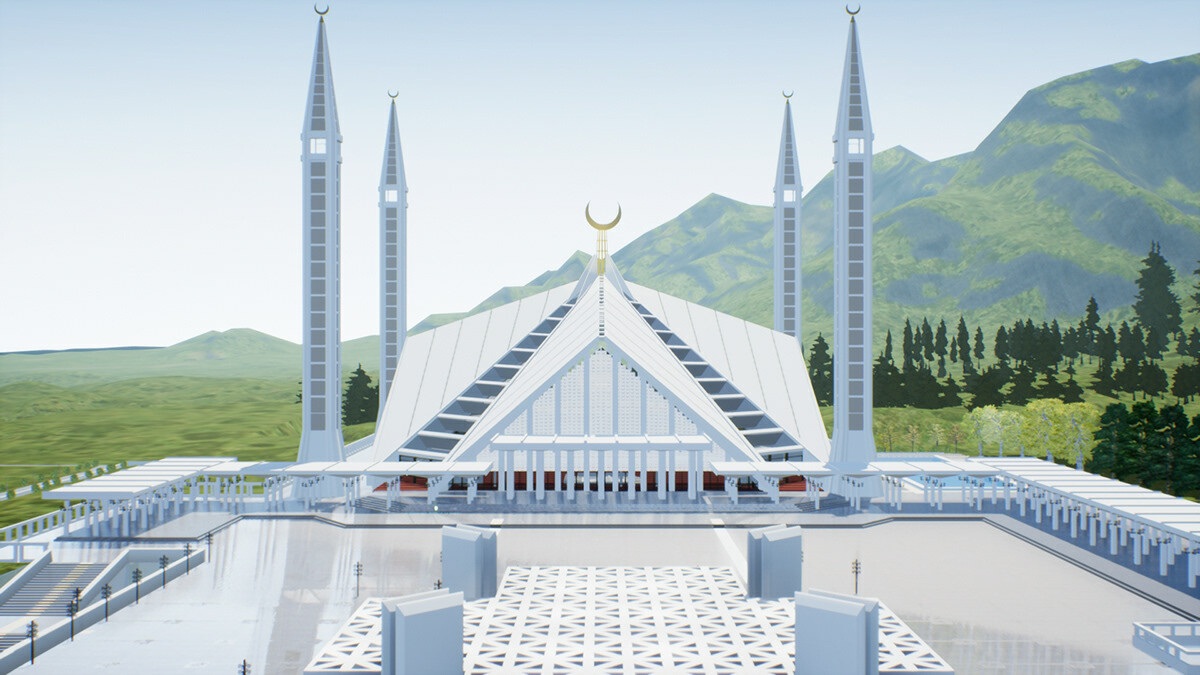 ArtStation - Faisal Mosque