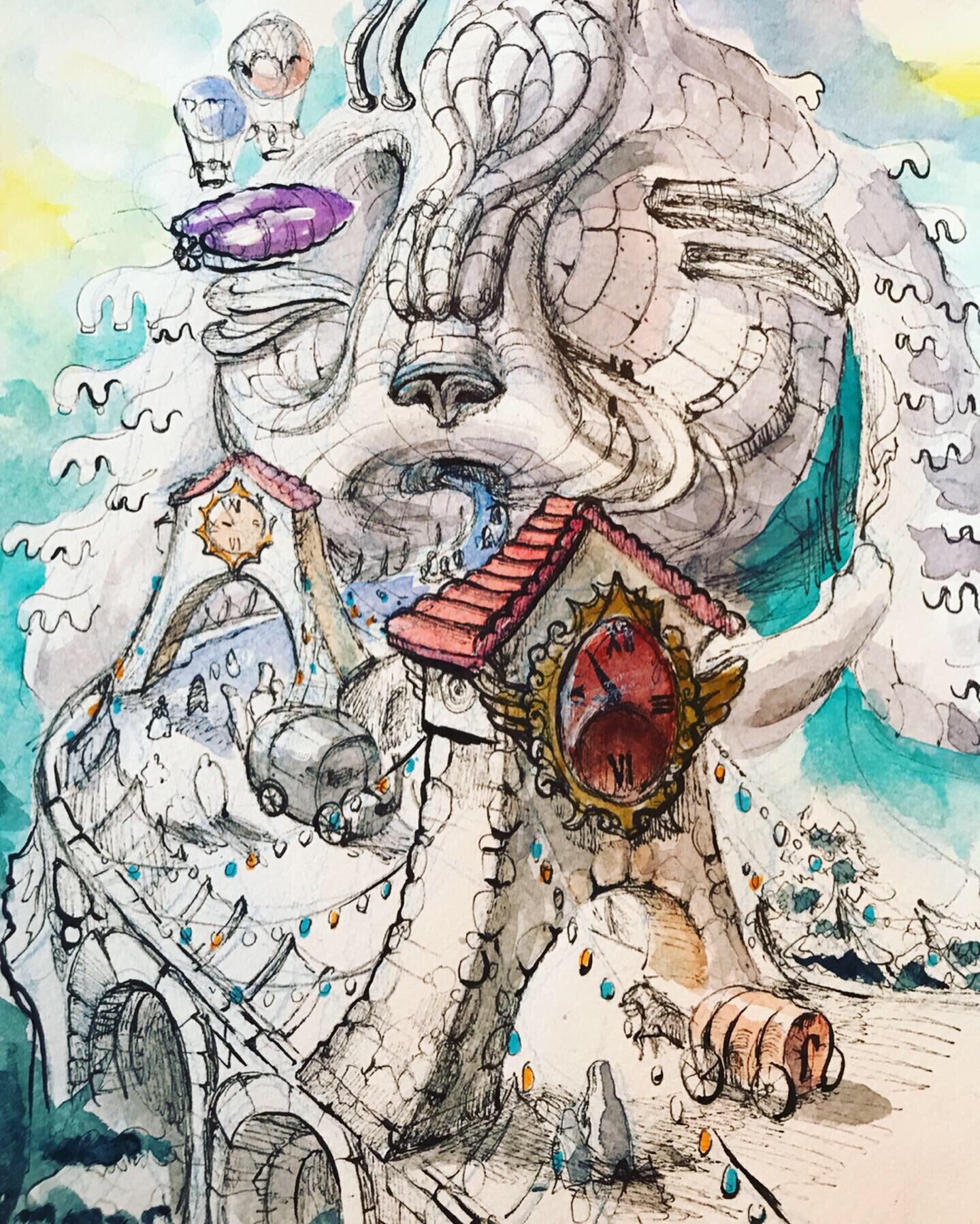 ArtStation - Sketches for steampunk challenge