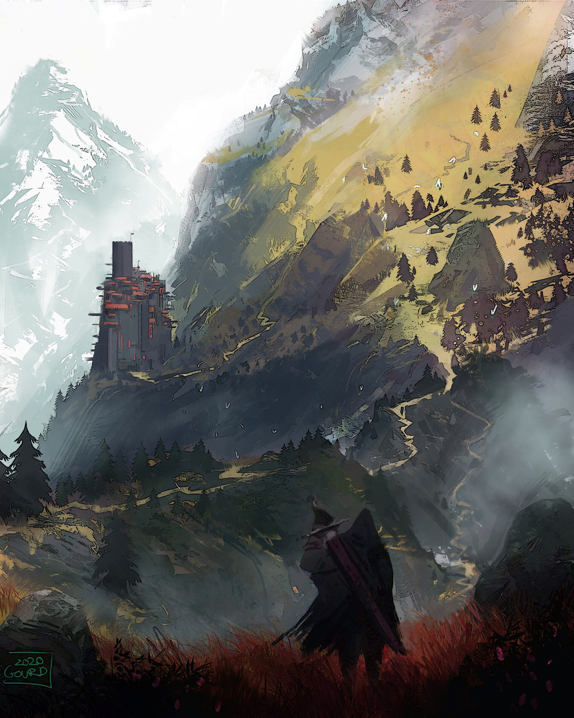 ArtStation - Castle in the Valley 2