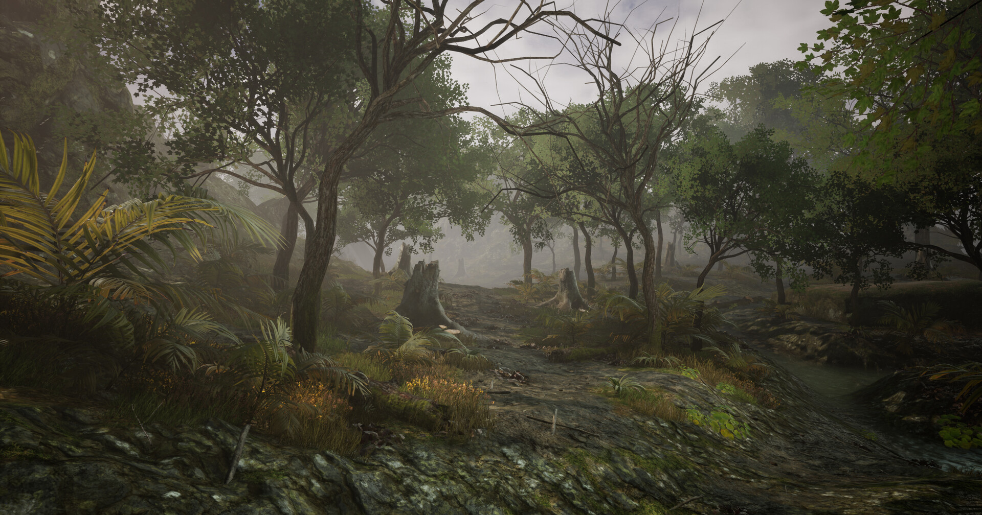 Alien Landscape Forest