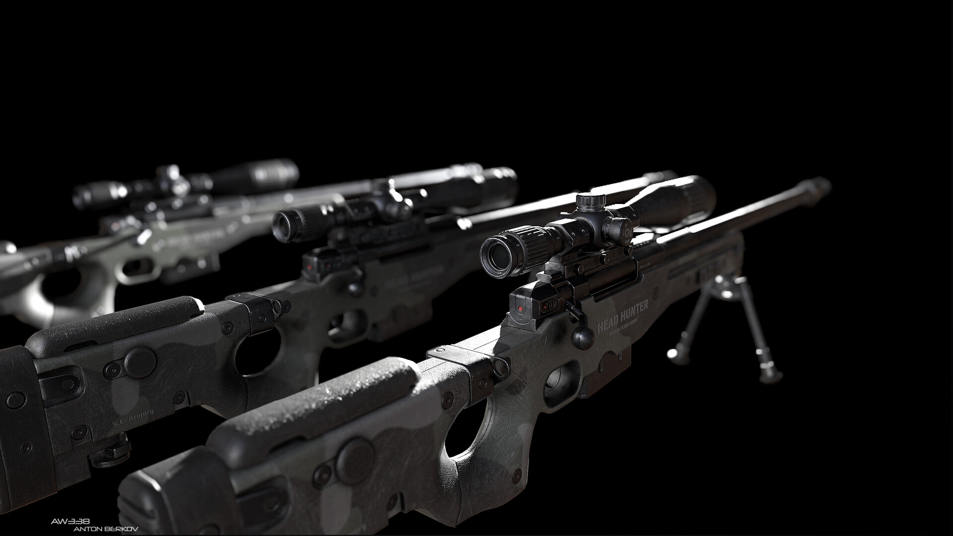 Anton Berkov - AW338 Rifle