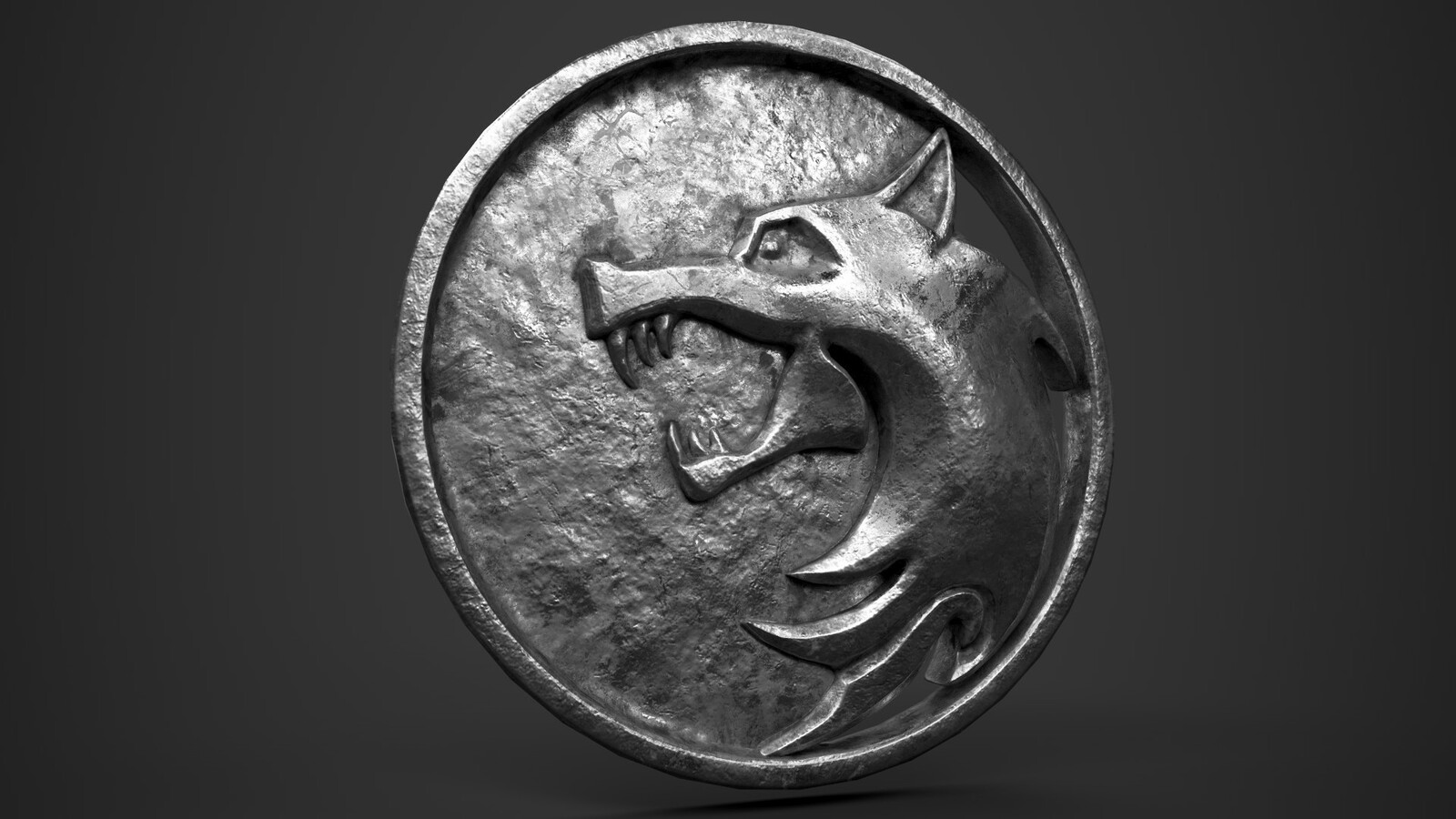 Alejandro Maccagnano - The Witcher Netflix - Wolf Medallion