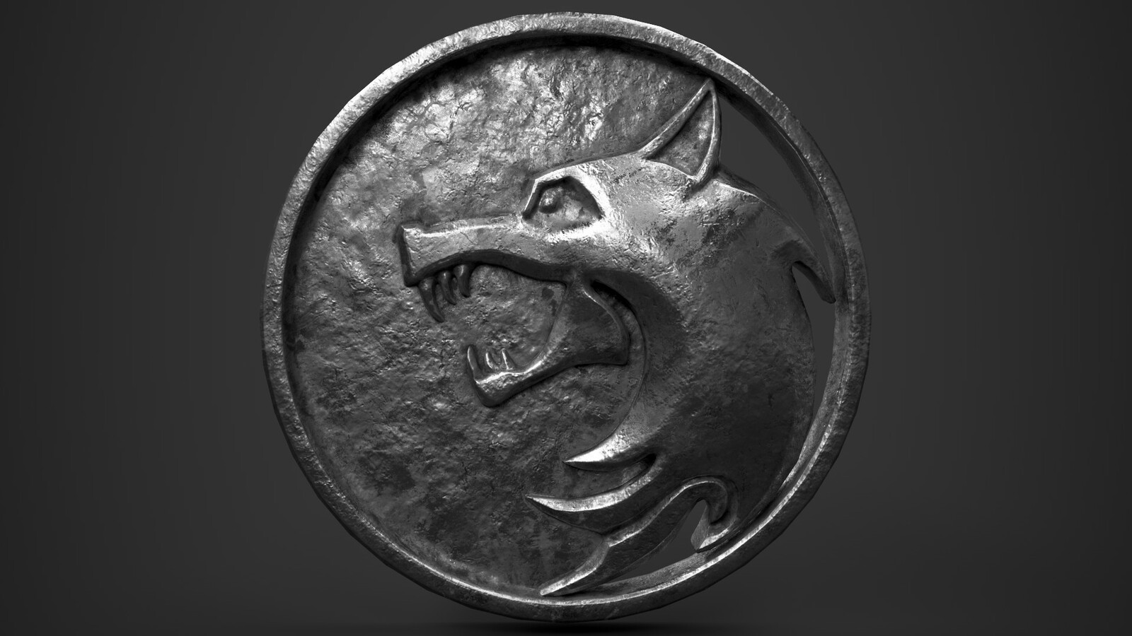 Alejandro Maccagnano - The Witcher Netflix - Wolf Medallion