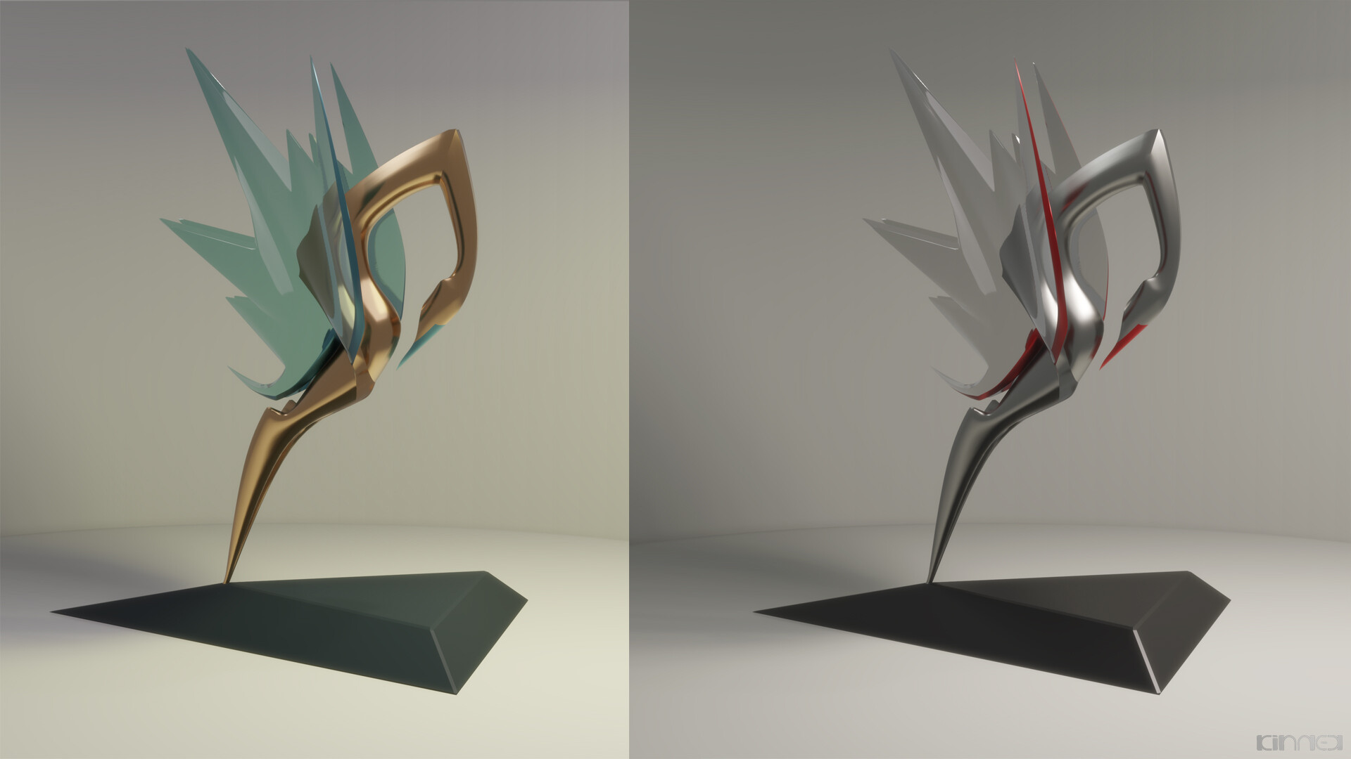 ArtStation - Award Statuette Concept