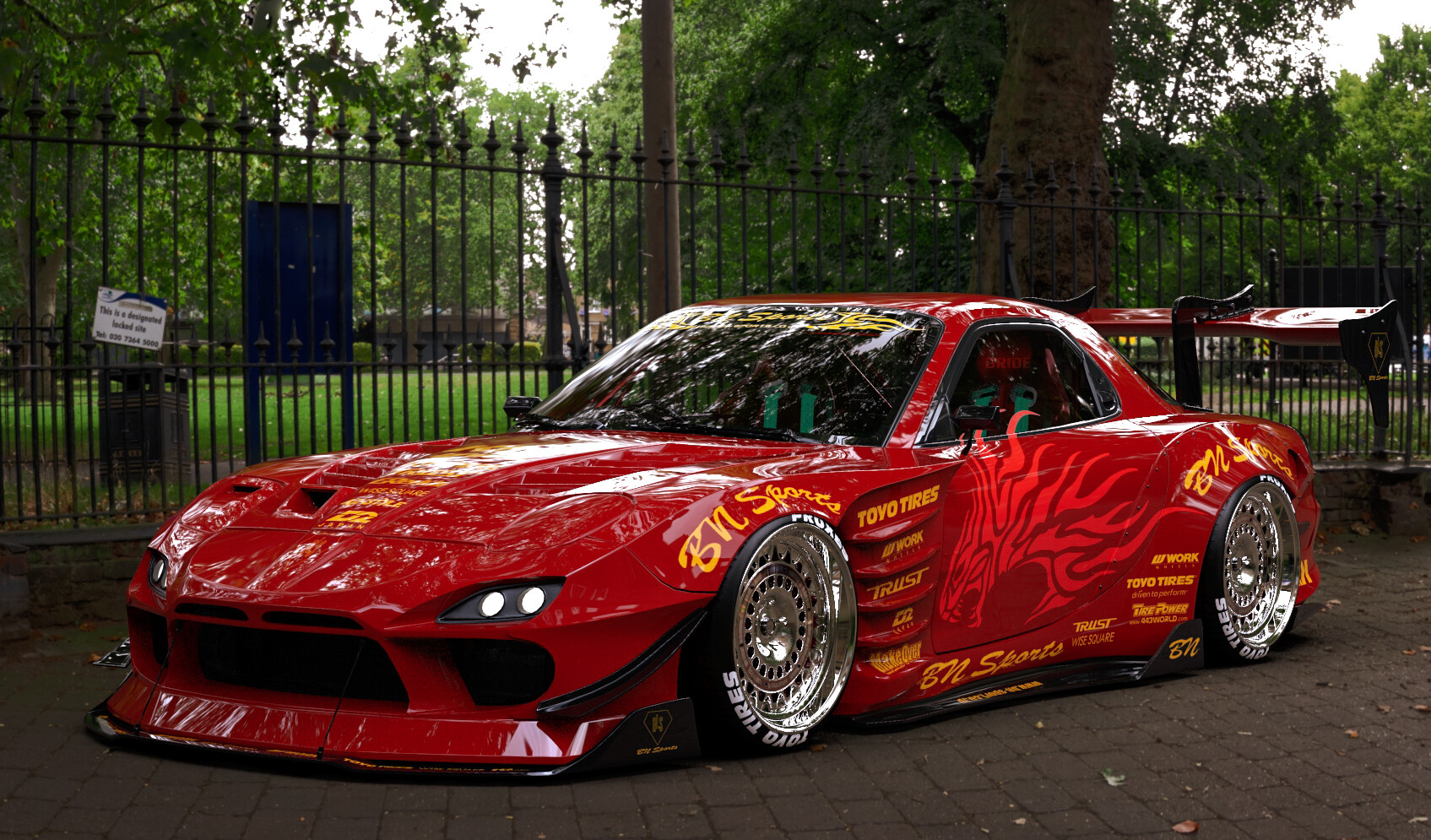 ArtStation - Rendering vehicle Model