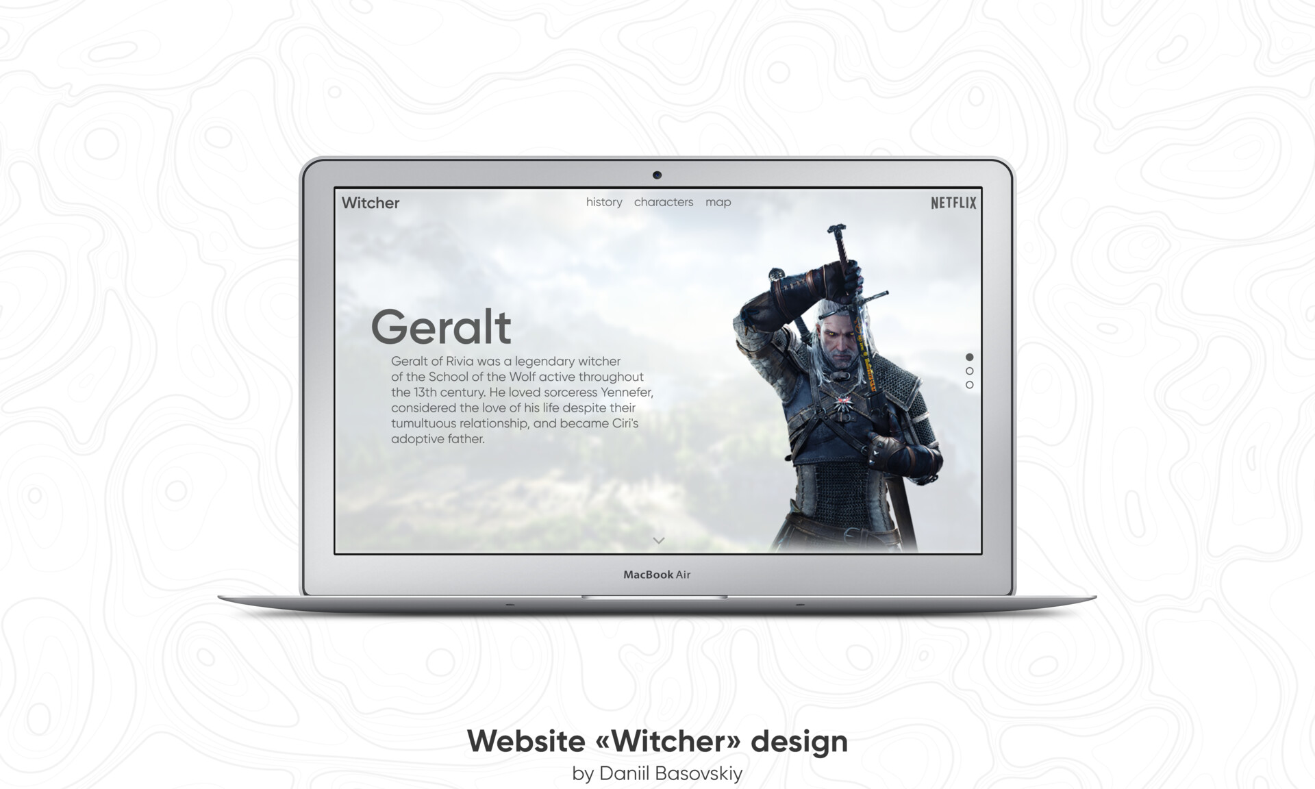 ArtStation - Witcher | website design