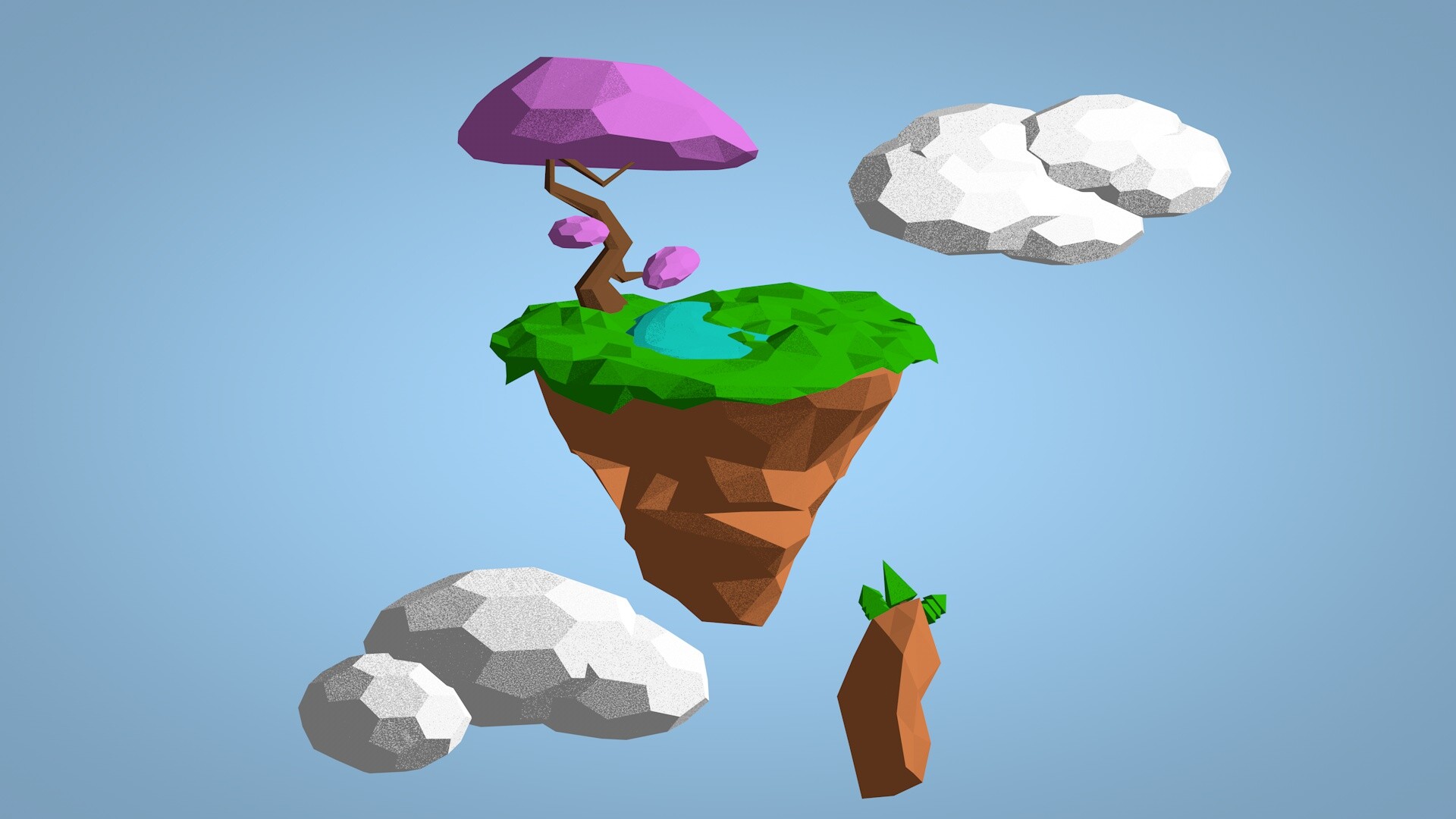 ArtStation - Floating Island