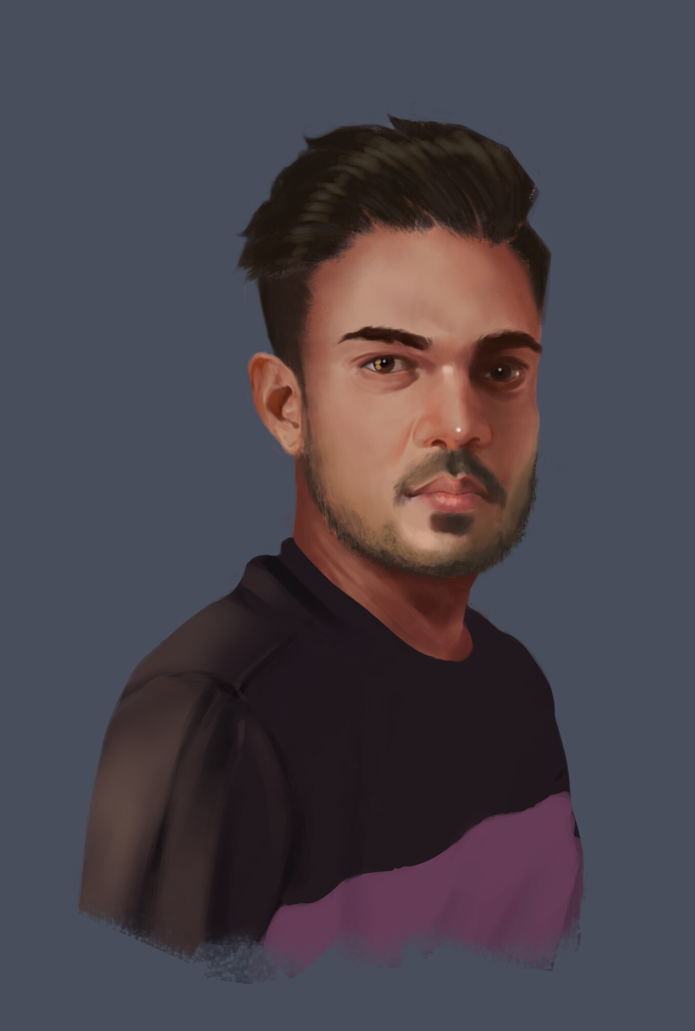 ArtStation - speed portrait (model: my collegue)