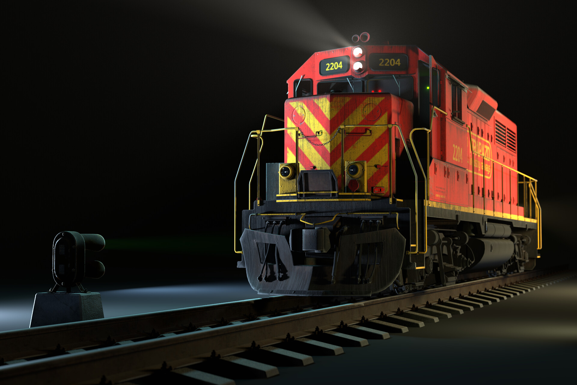 ArtStation - Diesel loco
