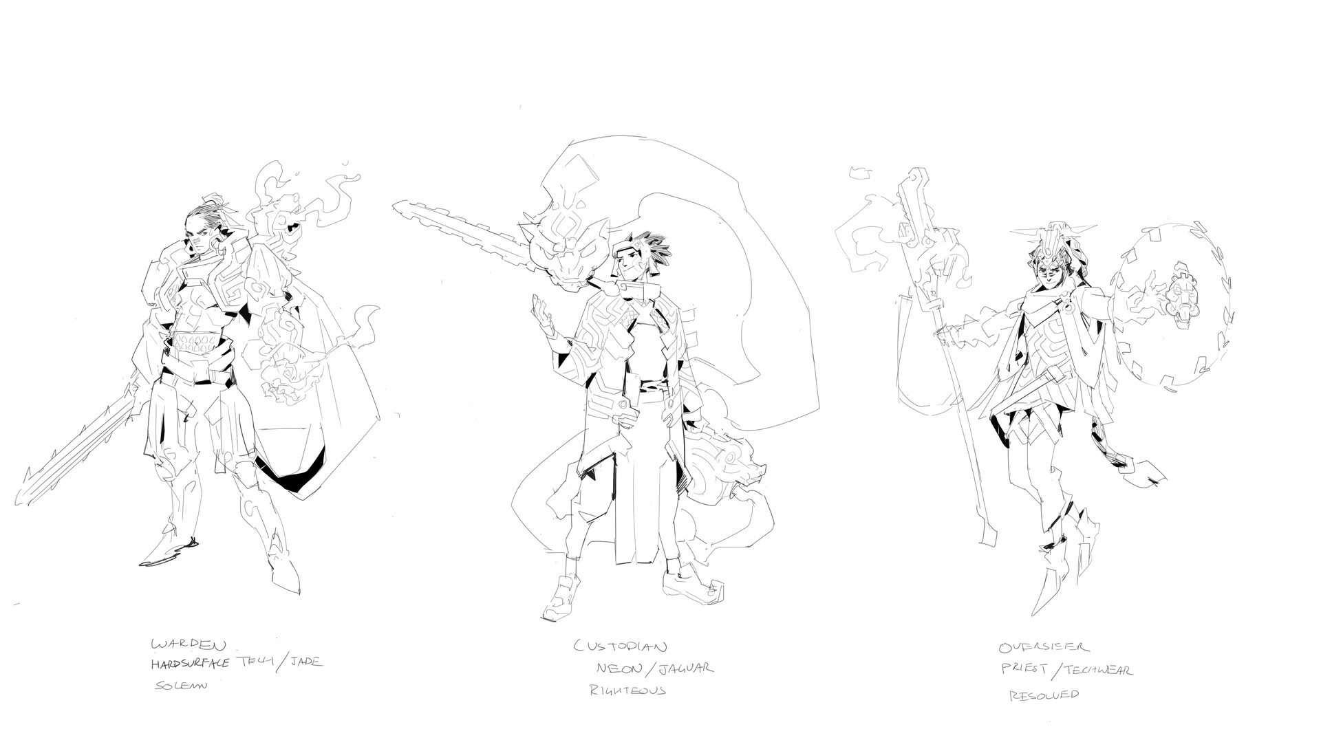 Qiu Fang - The Guardian :: Process