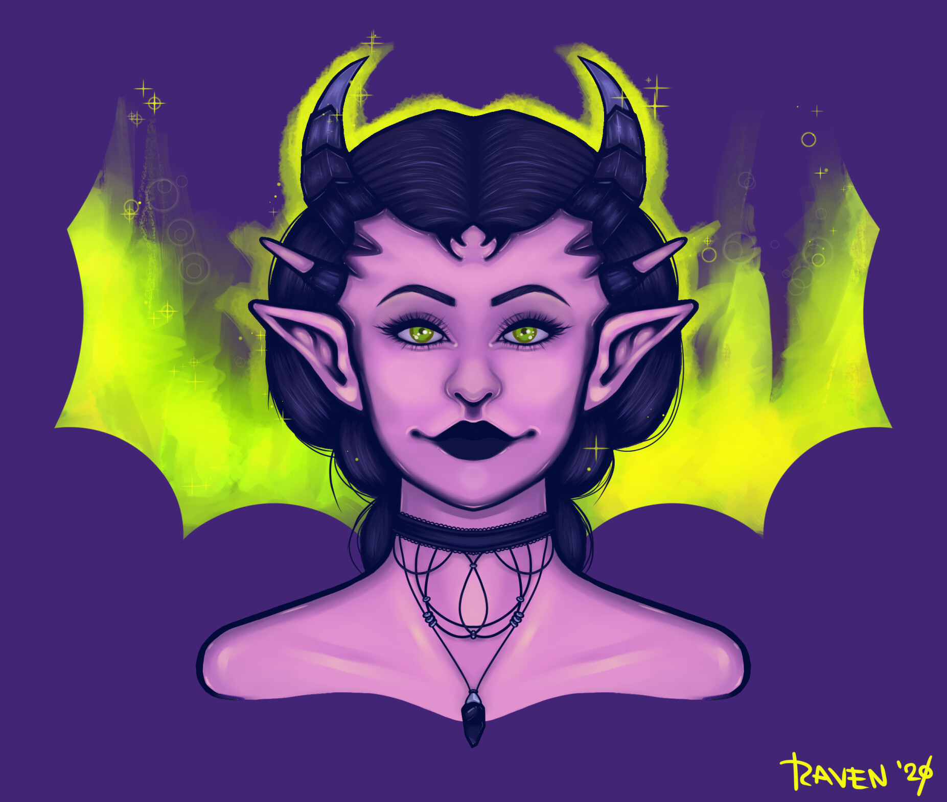 ArtStation - Original Design - Evil Tiefling